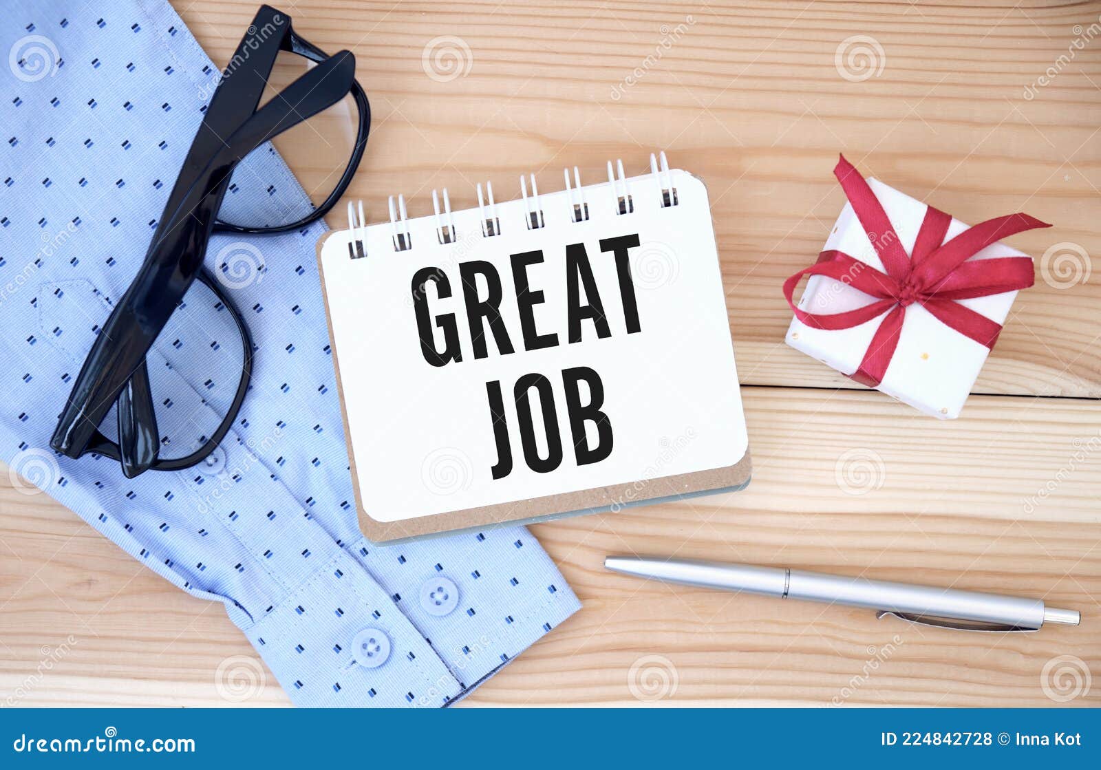 On a Light Blue Background There are Documents, Glasses, a Calculator ...