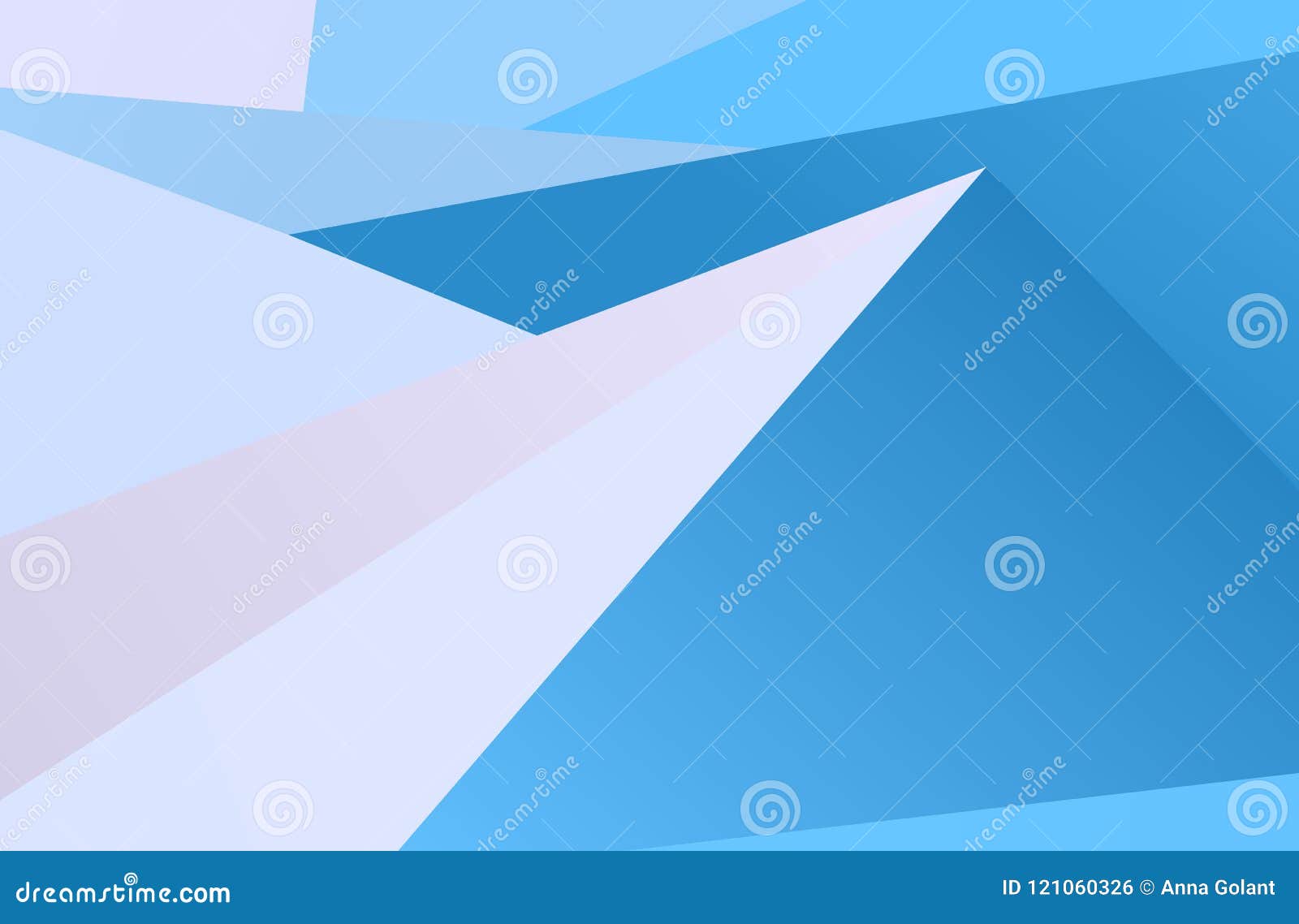 Light Blue Background with Triangles Simple Geometric Background with ...