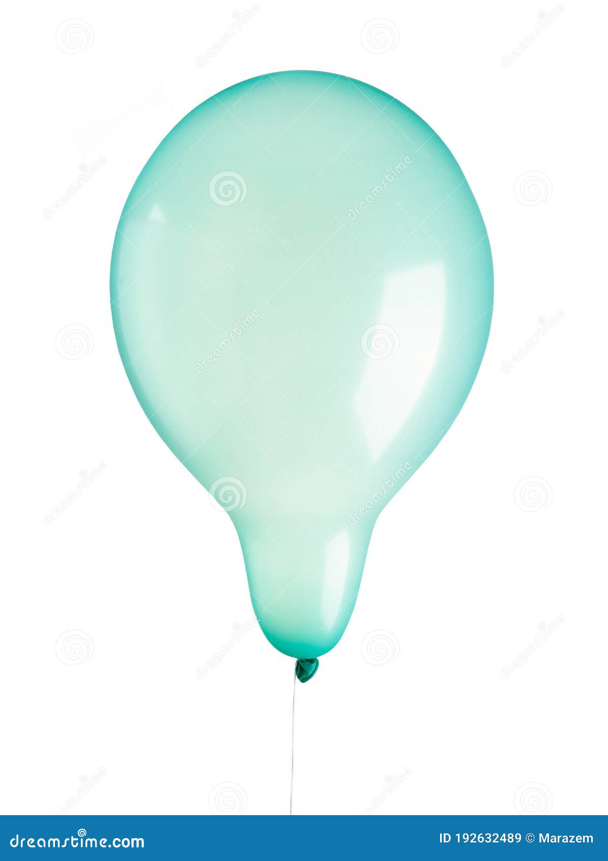 Light blue balloon stock image. Image of decoration - 192632489