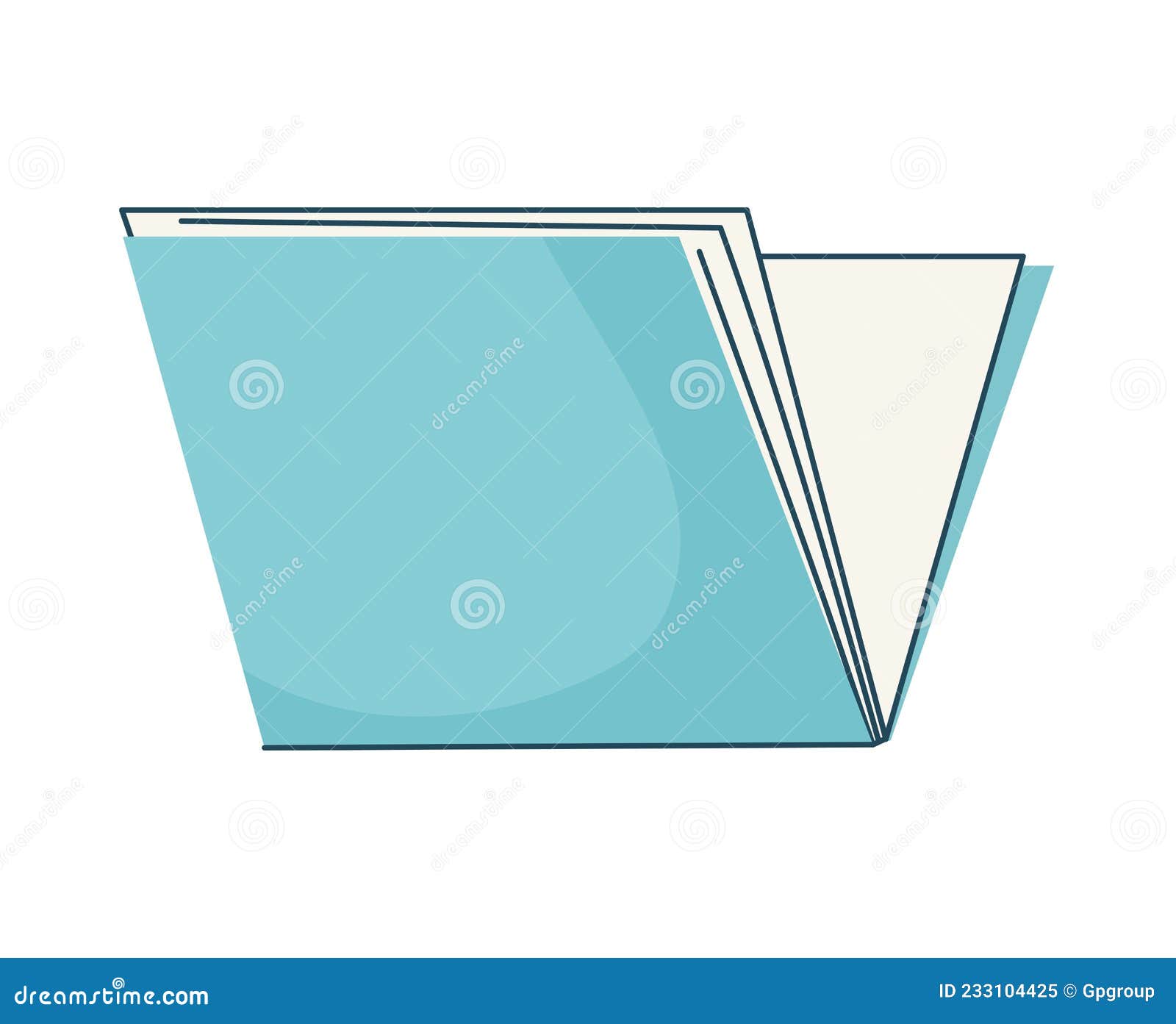 Light blue book stock vector. Illustration of culture - 233104425
