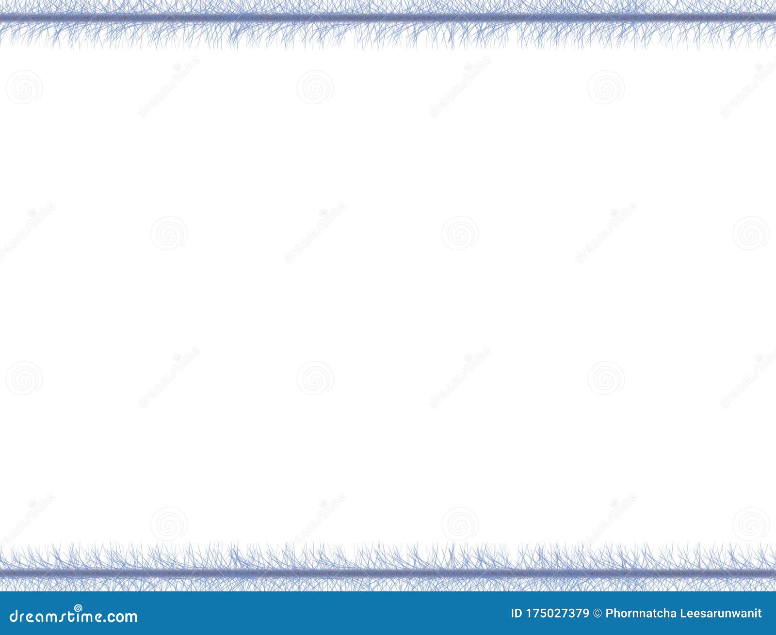 Light Blue Border Frame Isolated on White Background. Use for App ...