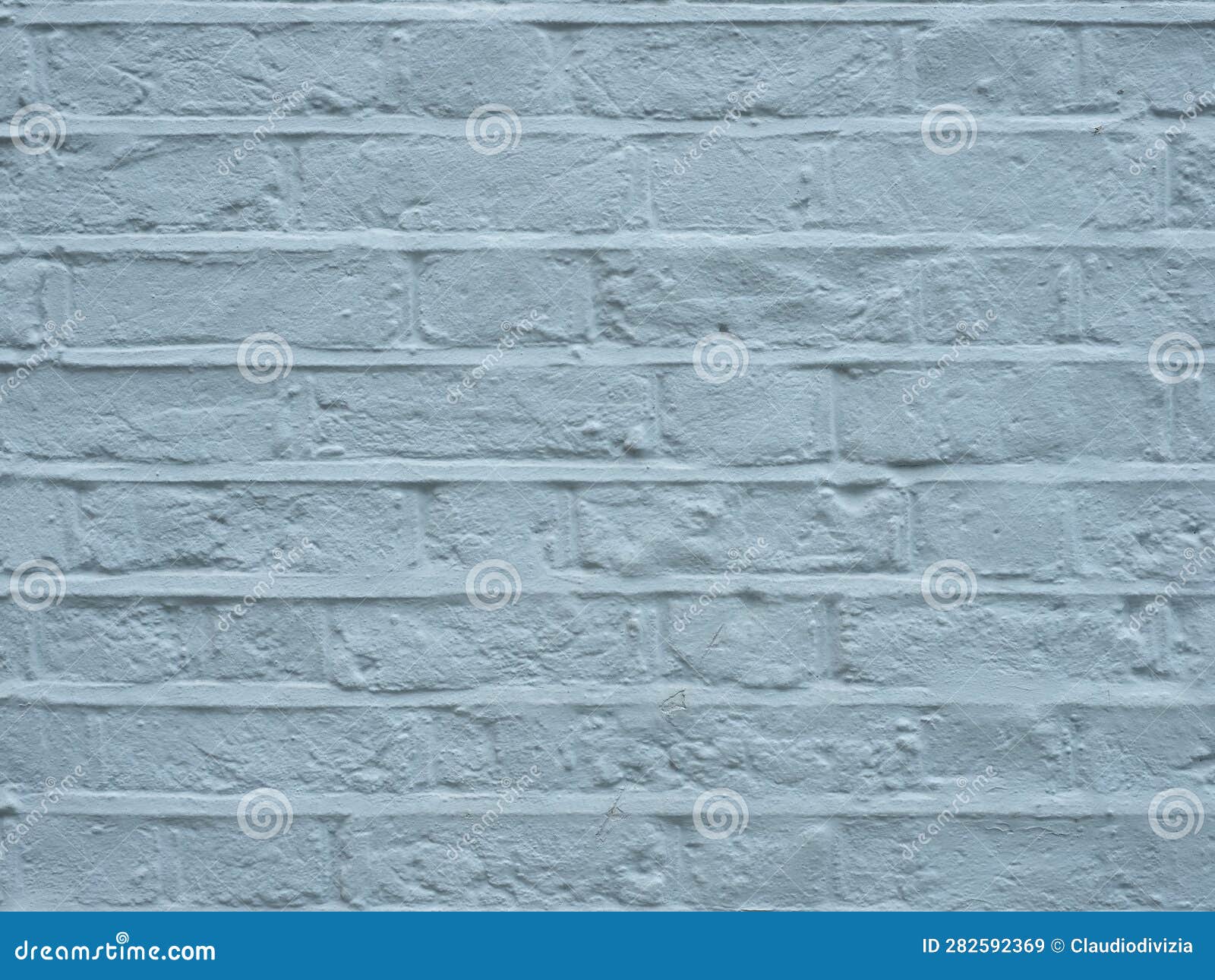 Light Blue Brick Wall Background Stock Image - Image of building, brick ...