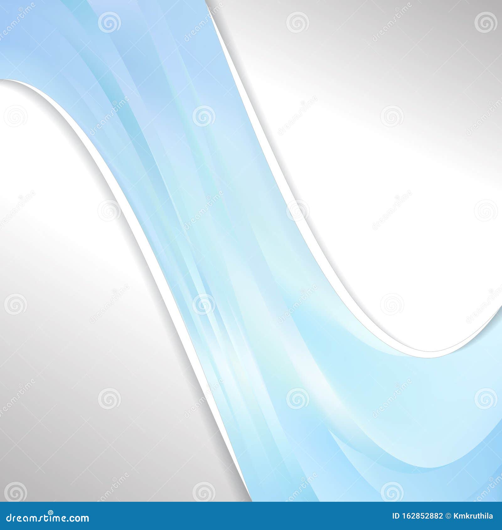 Light Blue Brochure Design stock vector. Illustration of layout - 162852882