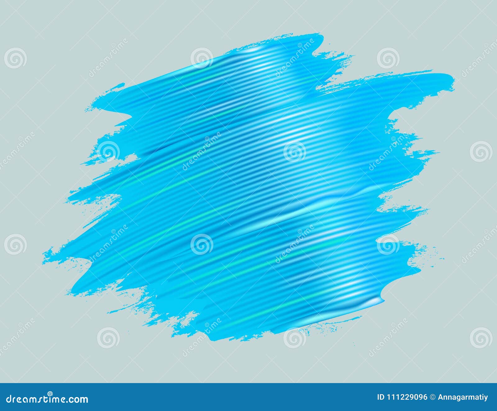Paint Brush Stroke Texture Blue Stock Vector - Illustration of ...
