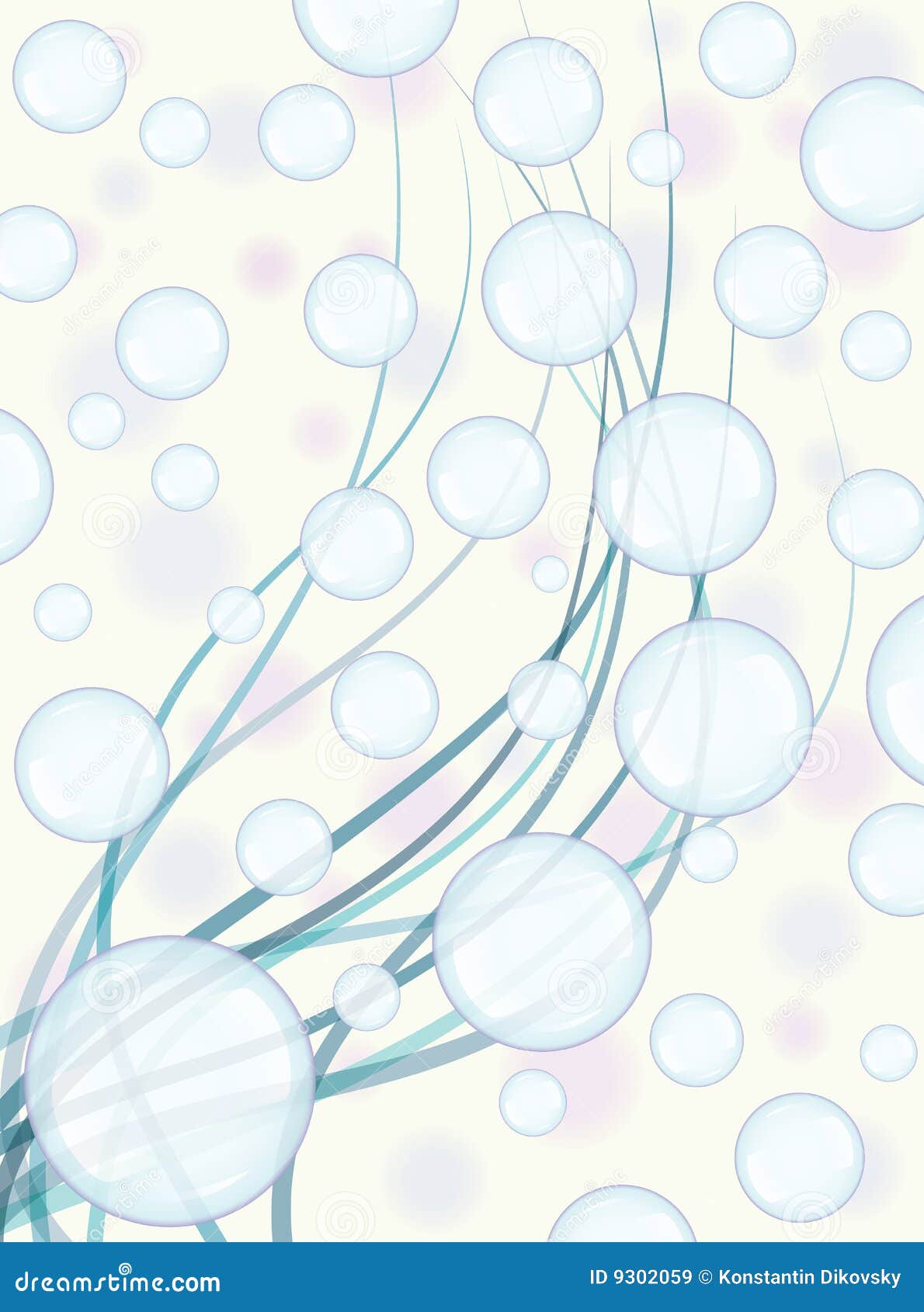 Light Blue Bubbles Background Stock Vector - Illustration of vertical ...