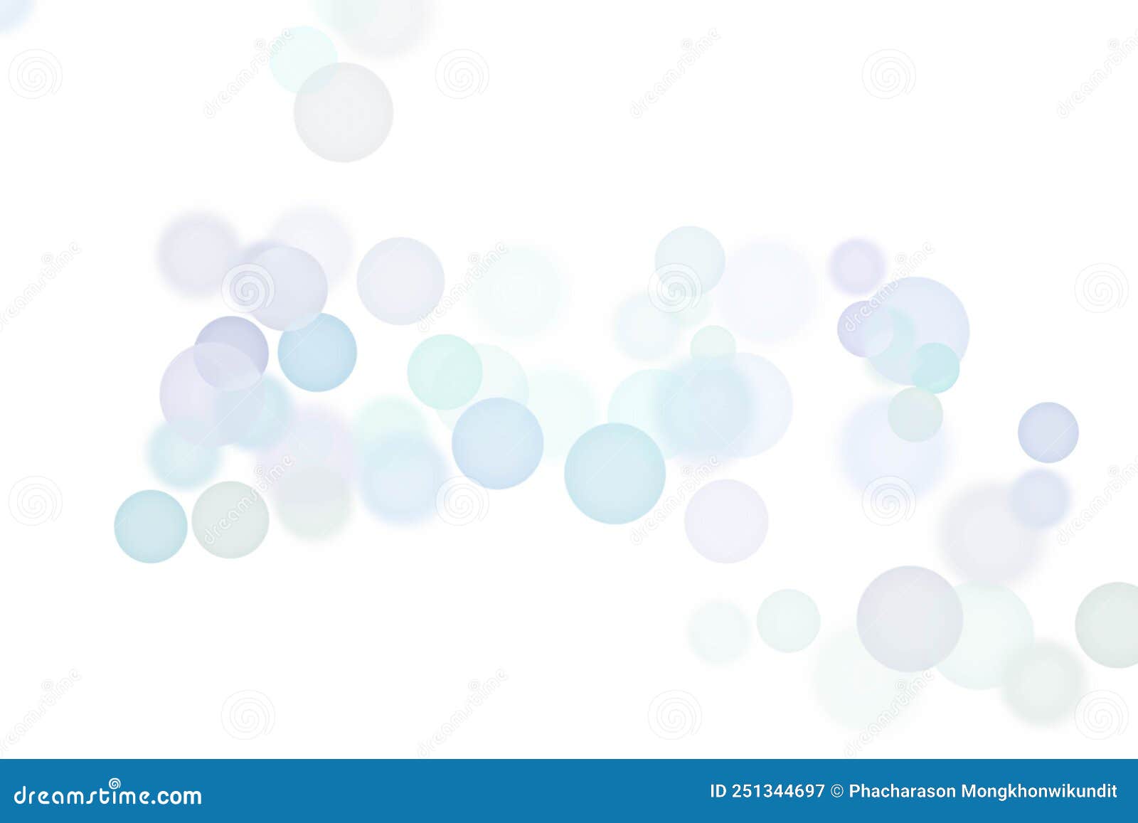 Light Blue Circle Bokeh for Background Stock Illustration ...