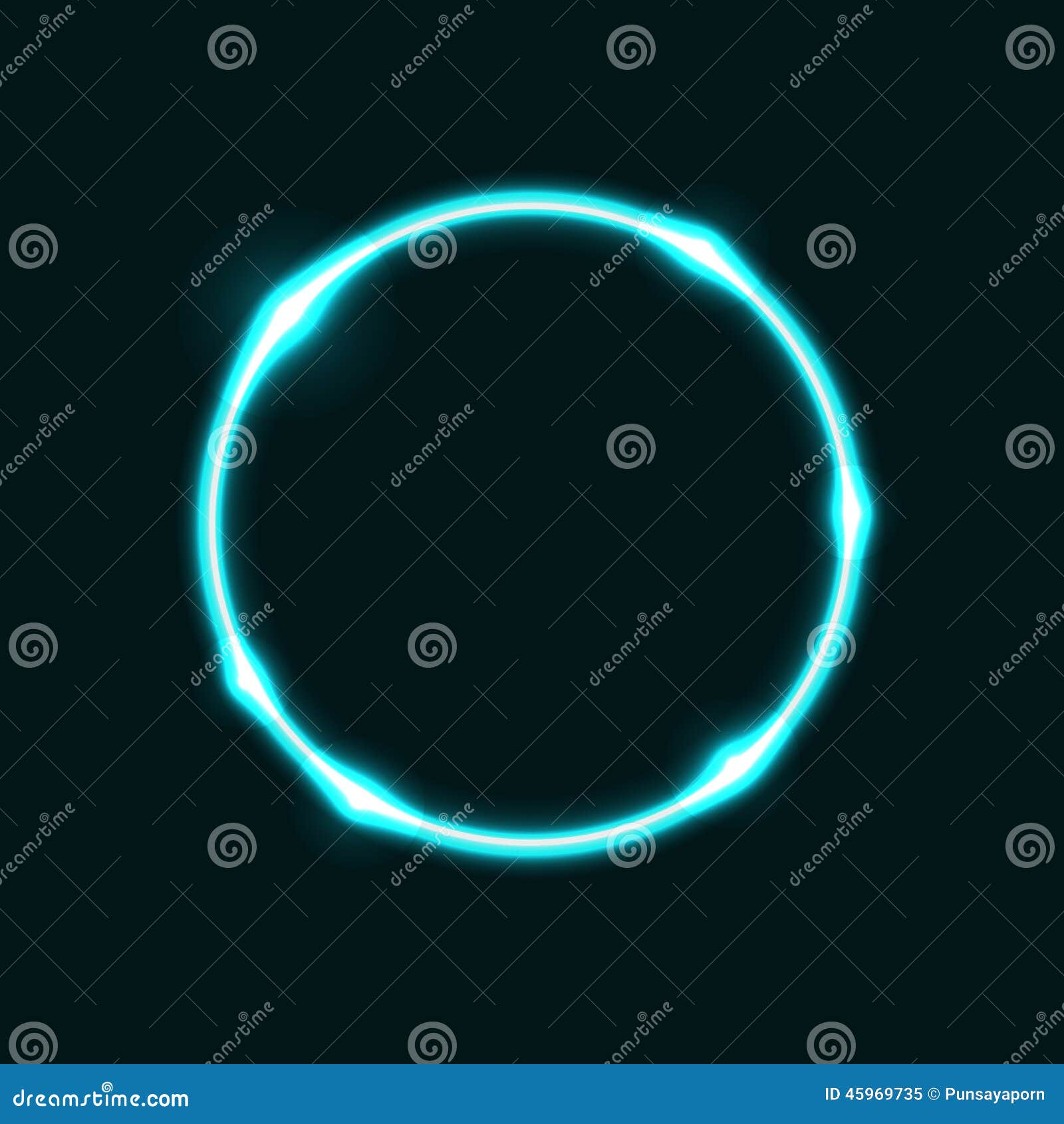 Light Blue Circle Effect Background Stock Vector - Illustration of ...