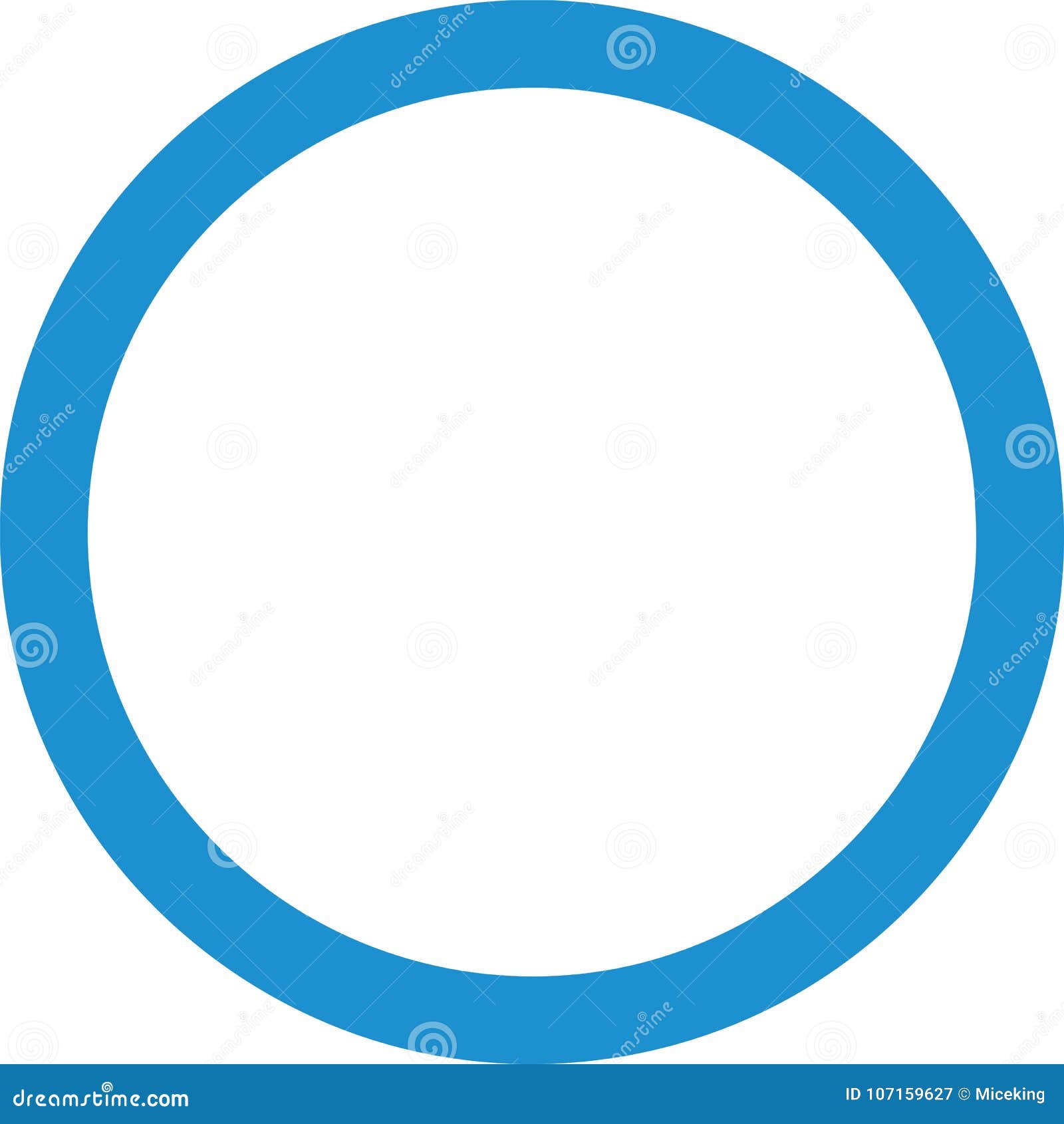 Light blue circle frame stock vector. Illustration of blue - 107159627