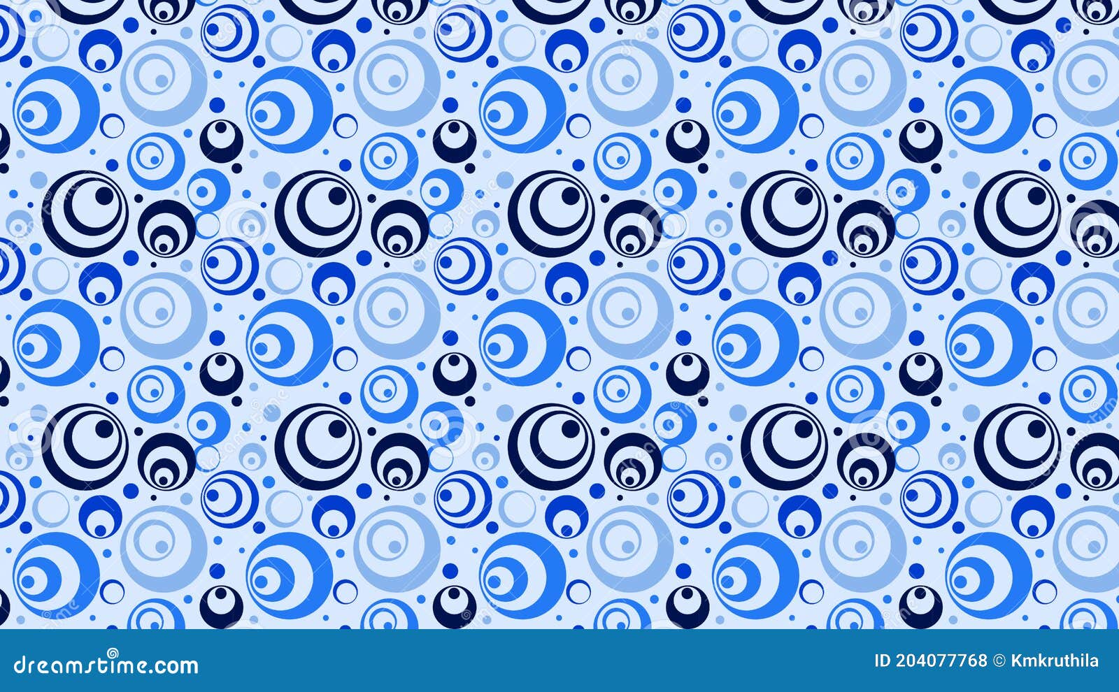 Light Blue Circle Pattern Background Vector Art Stock Illustration ...