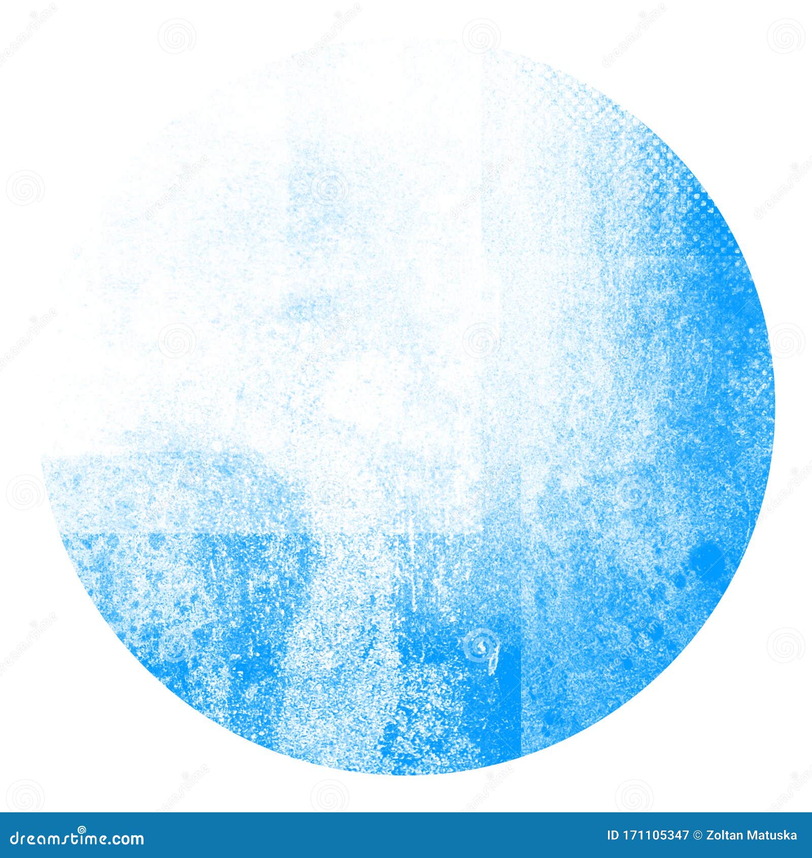 Light Blue Circle,round Shape, Art Abstract Background, Isolated Web ...