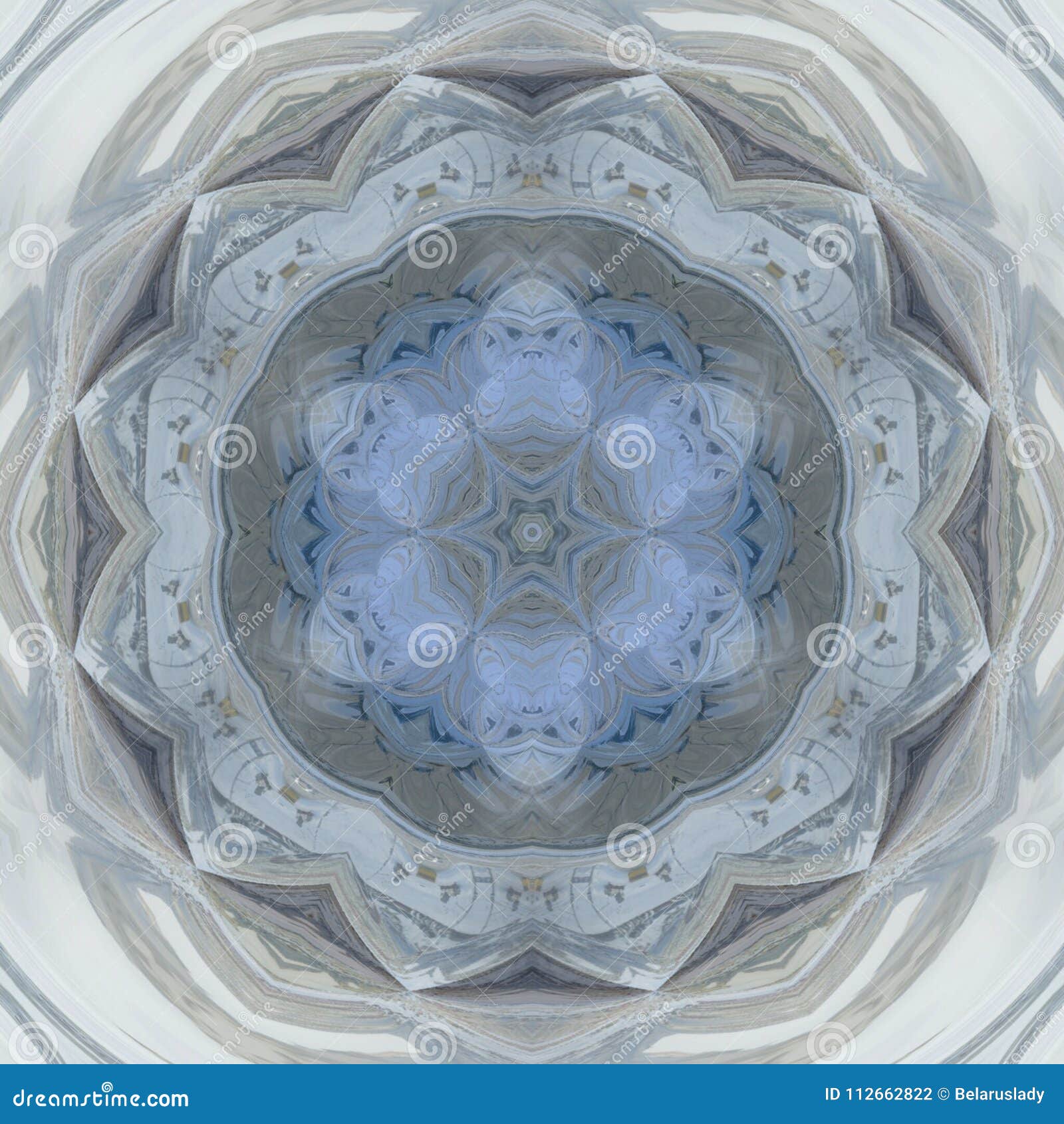 Light Blue Circular Pattern Stock Illustration - Illustration of blue ...