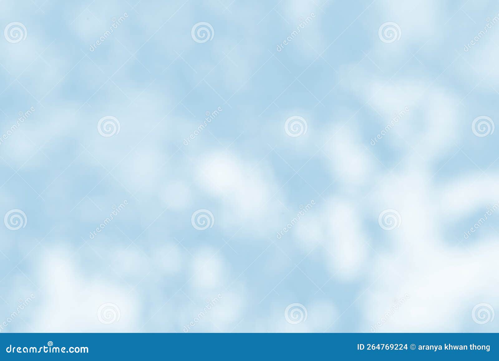 Light Blue Cloud Bokeh As Background Stock Photo - Image of fluffy ...