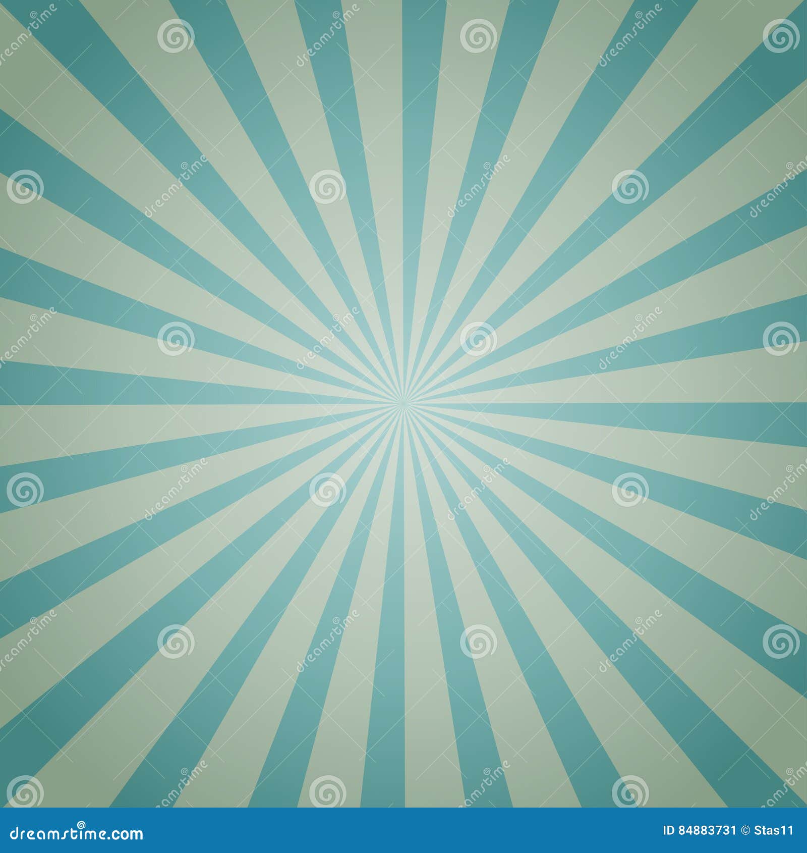 Light Blue Color Burst Background. Vector Illustration Stock ...