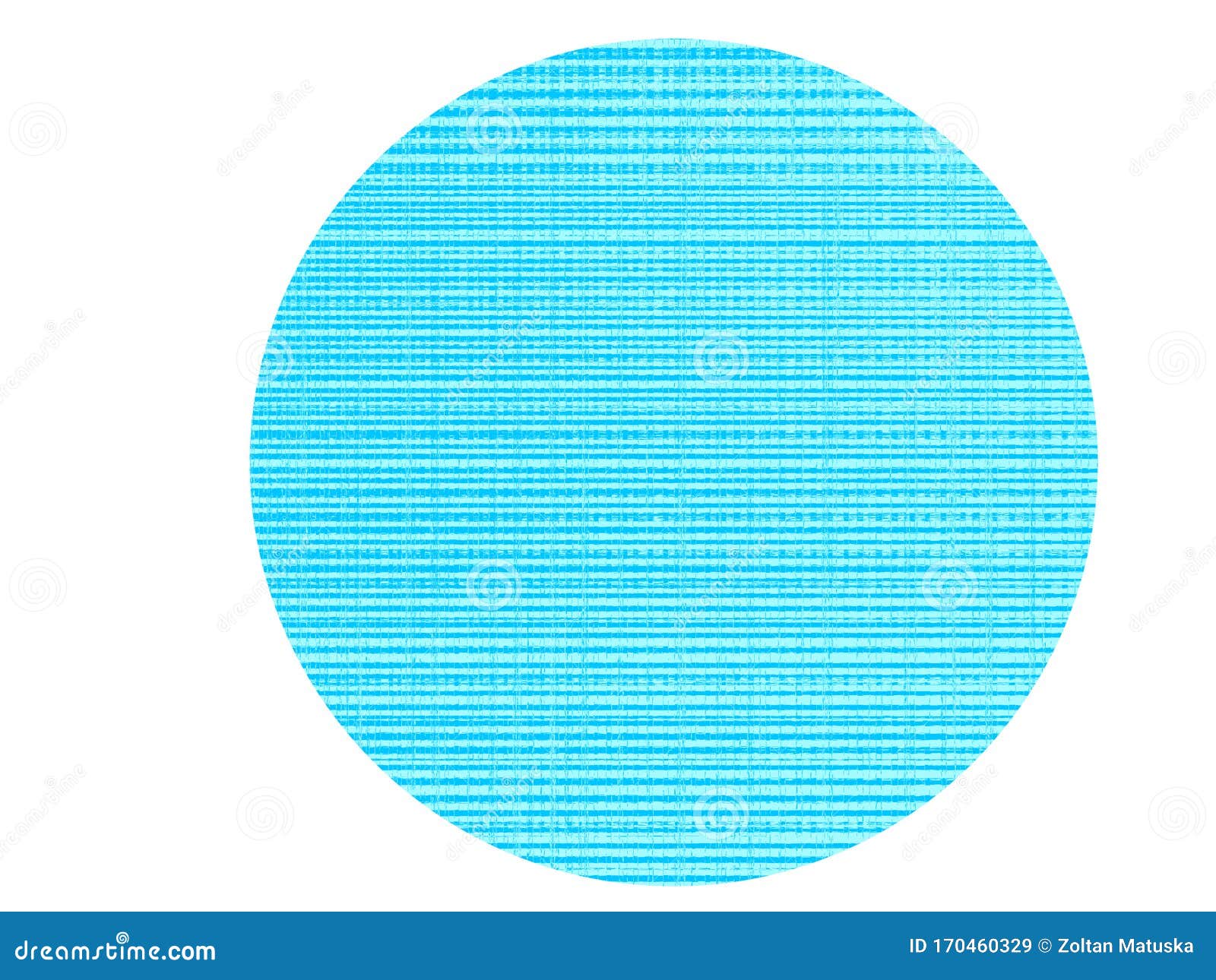 Light Blue Color Gradient Web Icon Template, Round Circle Shape ...