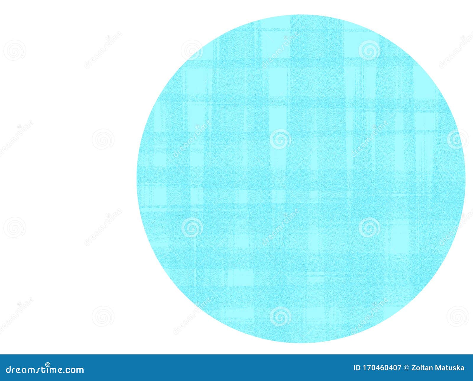 Light Blue Color Gradient Web Icon Template, Round Circle Shape ...