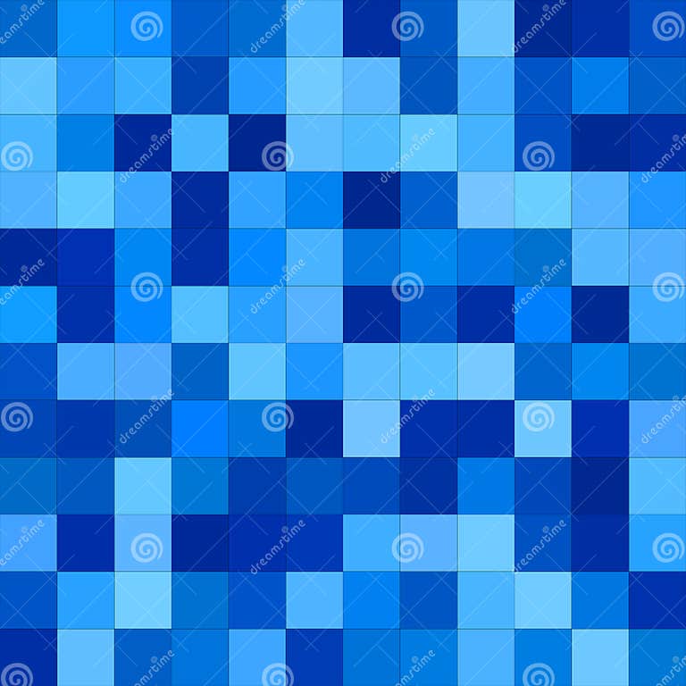 Light Blue Color Square Mosaic Texture in Rectangular Style and ...