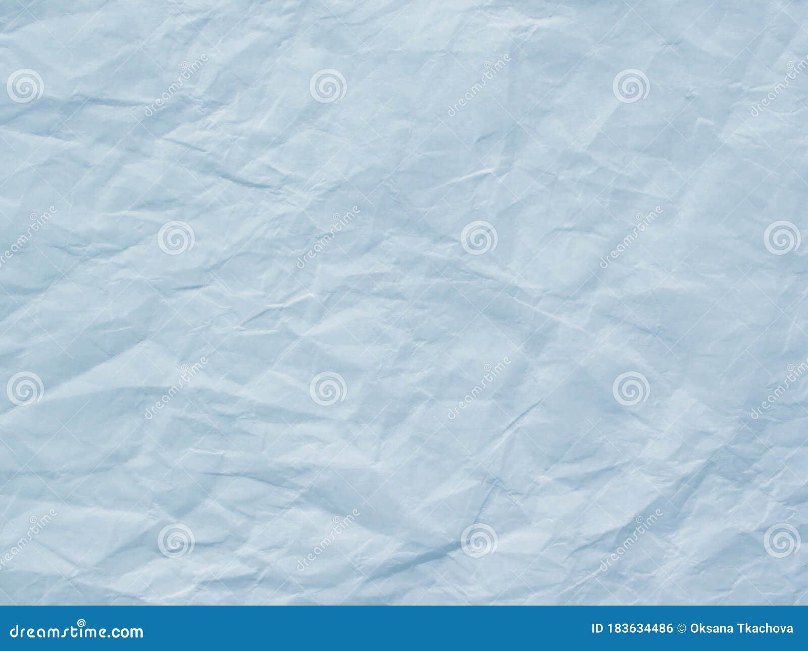Light Blue Crumpled Paper Texture Background Stock Photo - Image of ...