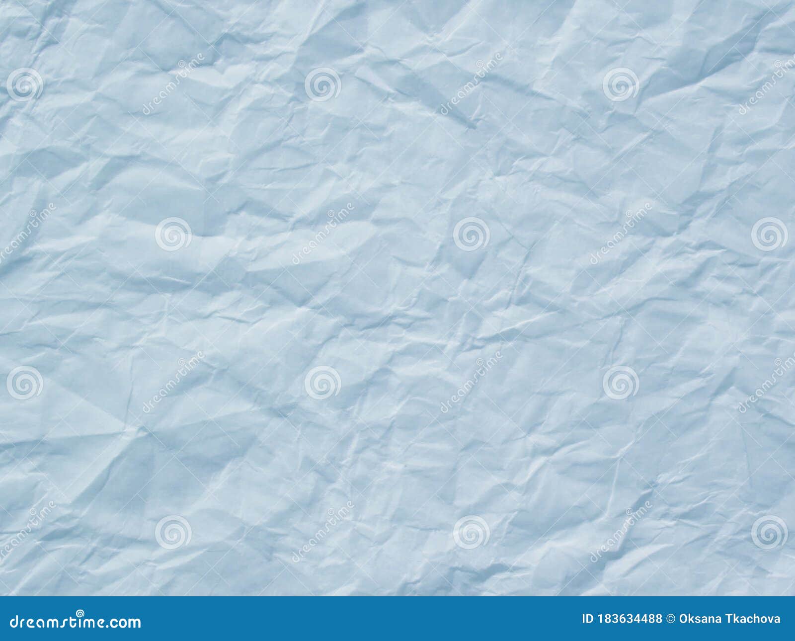 Light Blue Crumpled Paper Texture Background Stock Photo - Image of ...