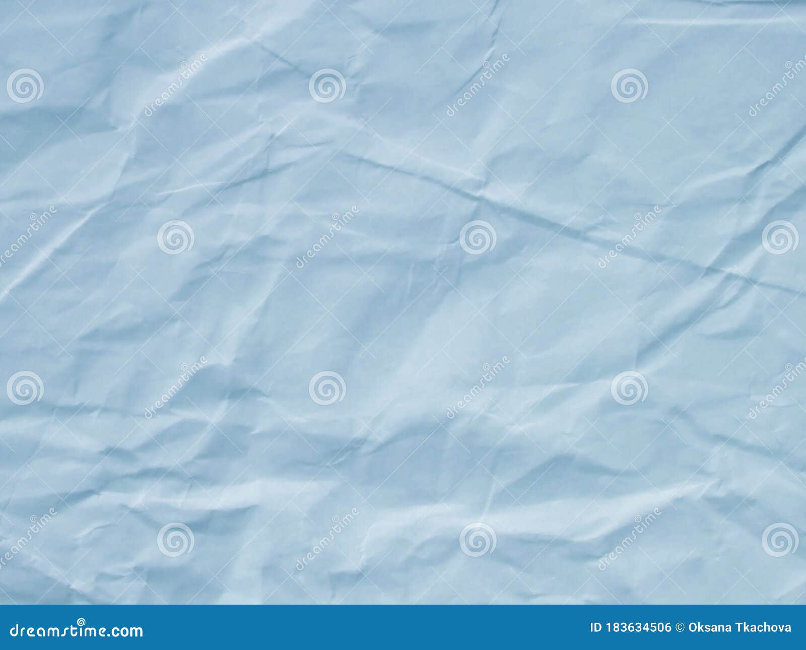 Light Blue Crumpled Paper Texture Background Stock Photo - Image of ...