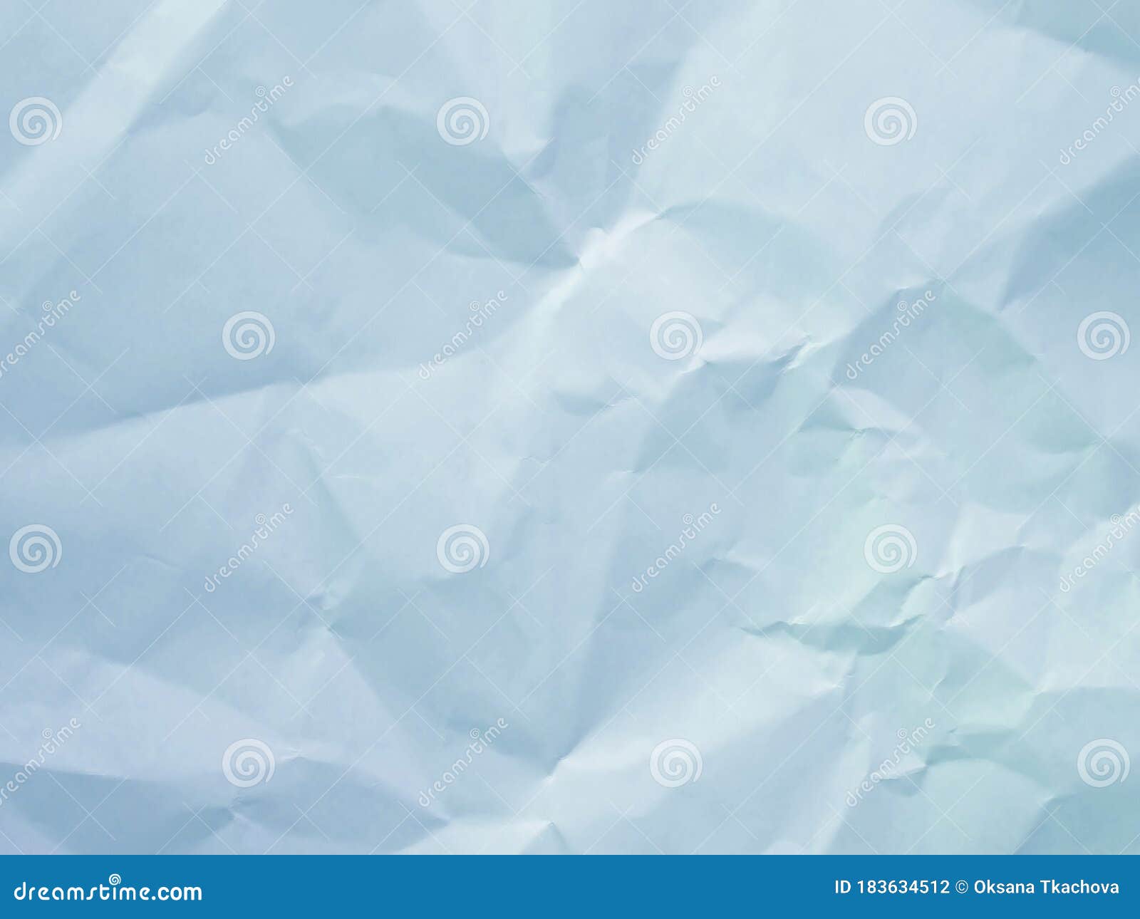 Light Blue Crumpled Paper Texture Background Stock Photo - Image of ...