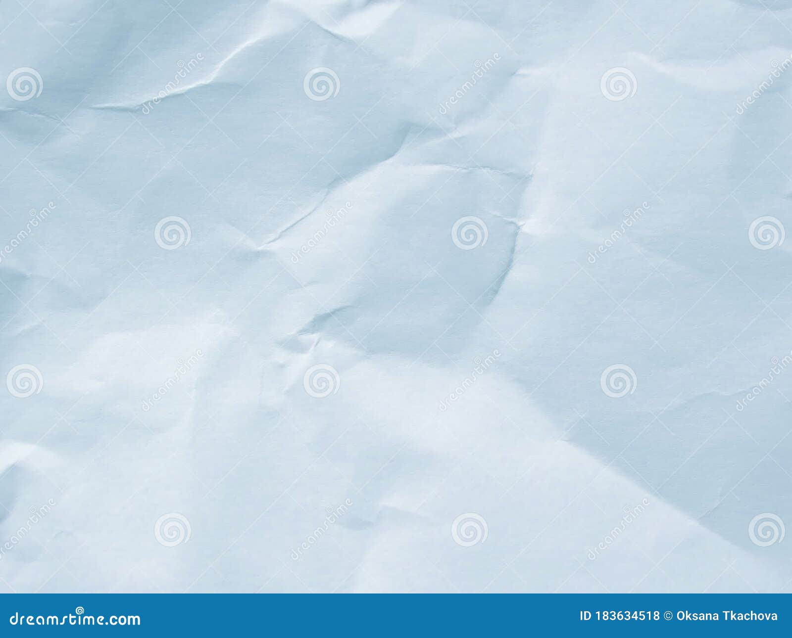 Light Blue Crumpled Paper Texture Background Stock Photo - Image of ...