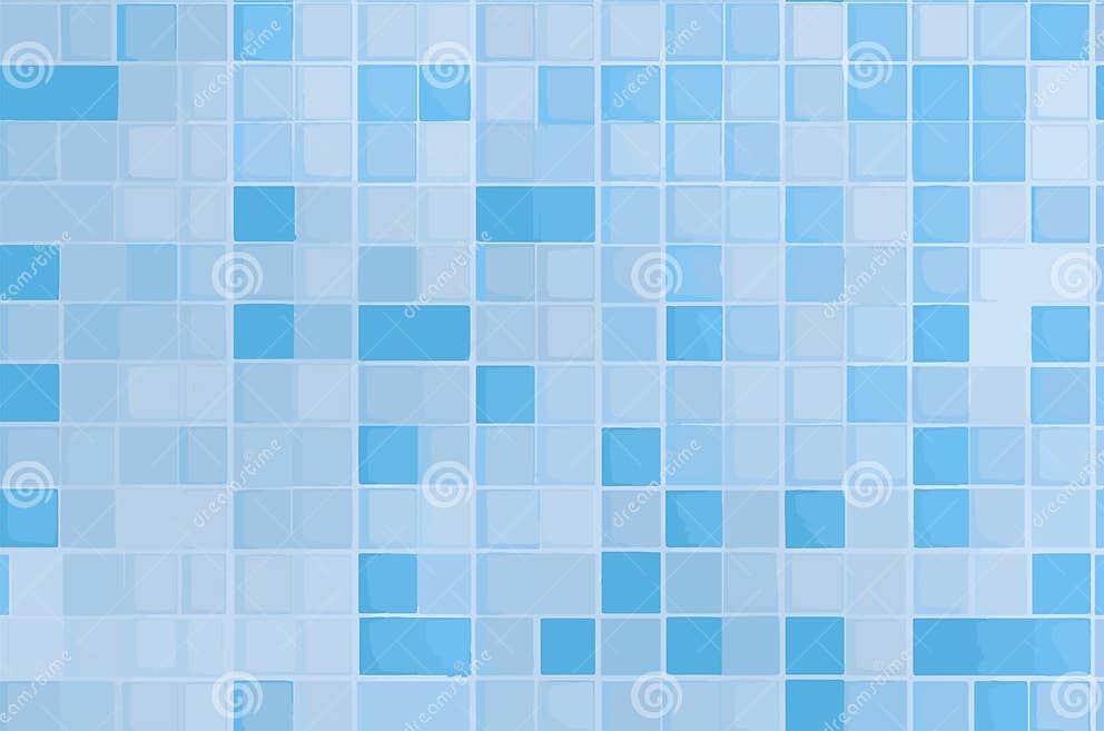 Light Blue Distorted Square Tile Texture Background Illustration, Light ...