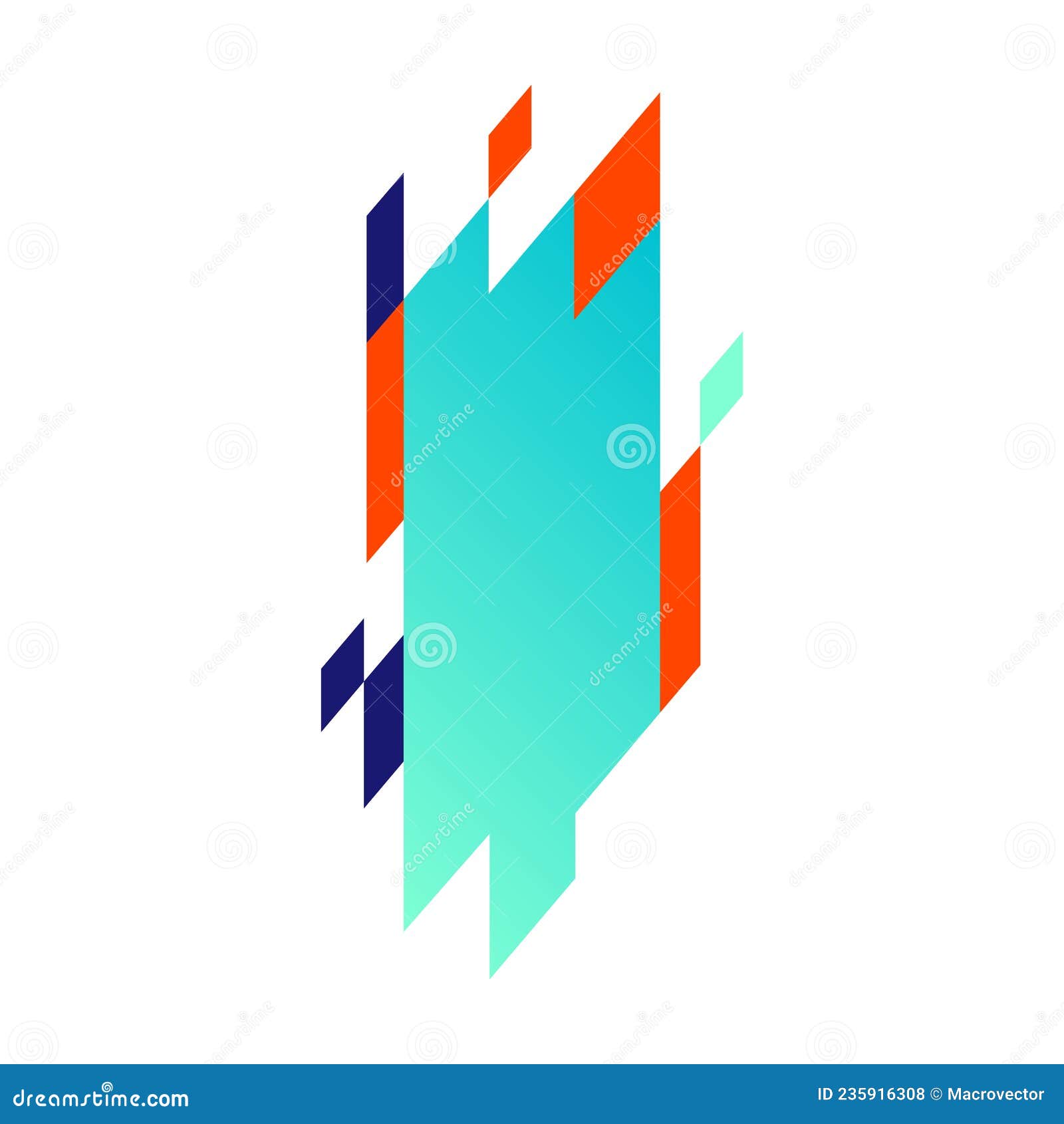 Light Blue Element Composition Stock Vector - Illustration of creative ...