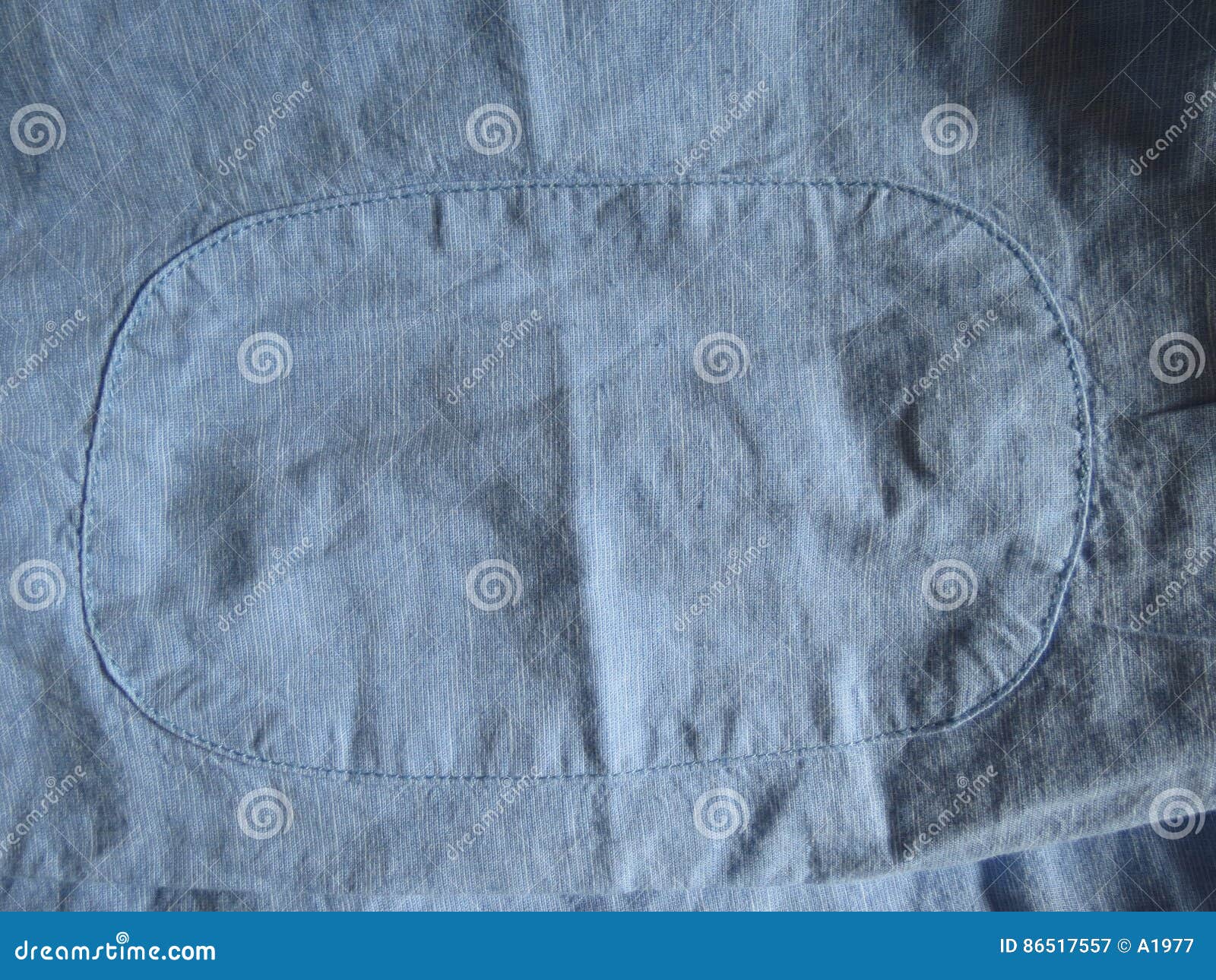 Light Blue Fabric Texture with Patch Background Stock Image - Image of ...