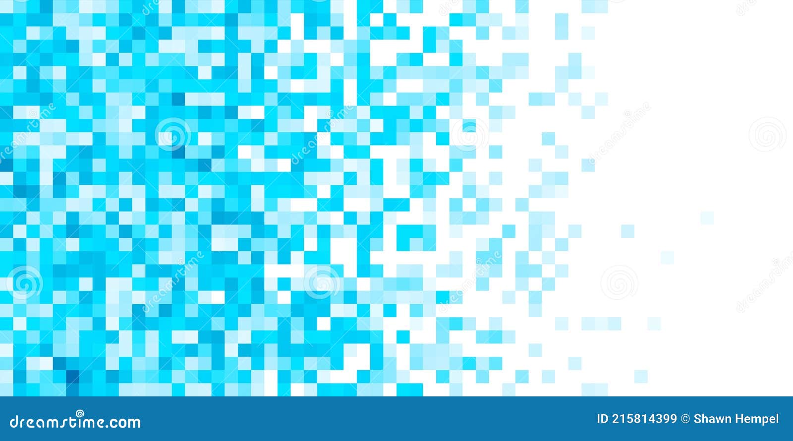 Light Blue Fading Pixel Square Modern Abstract Background Pattern ...