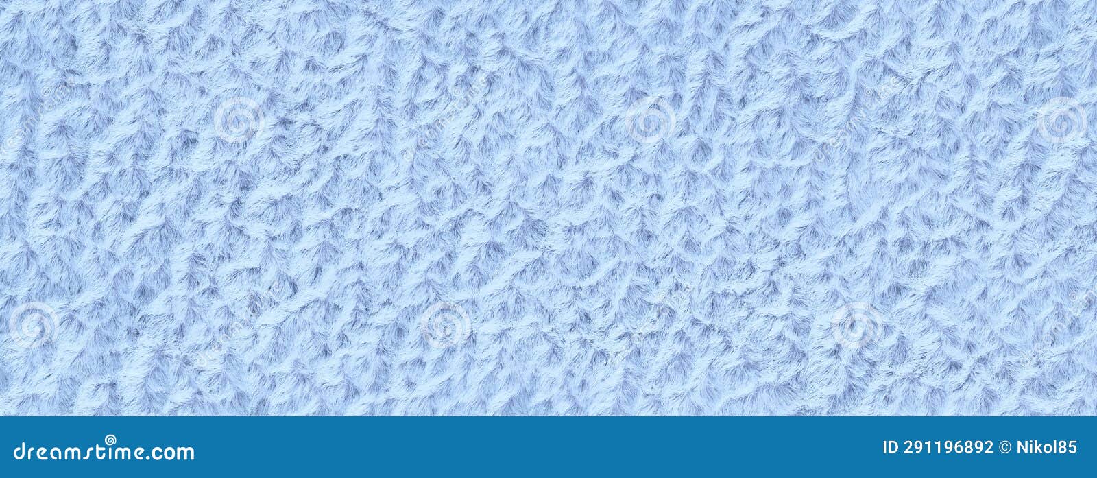 Light Blue Fluffy Background of Soft, Fleecy Cloth. Texture of Sky ...
