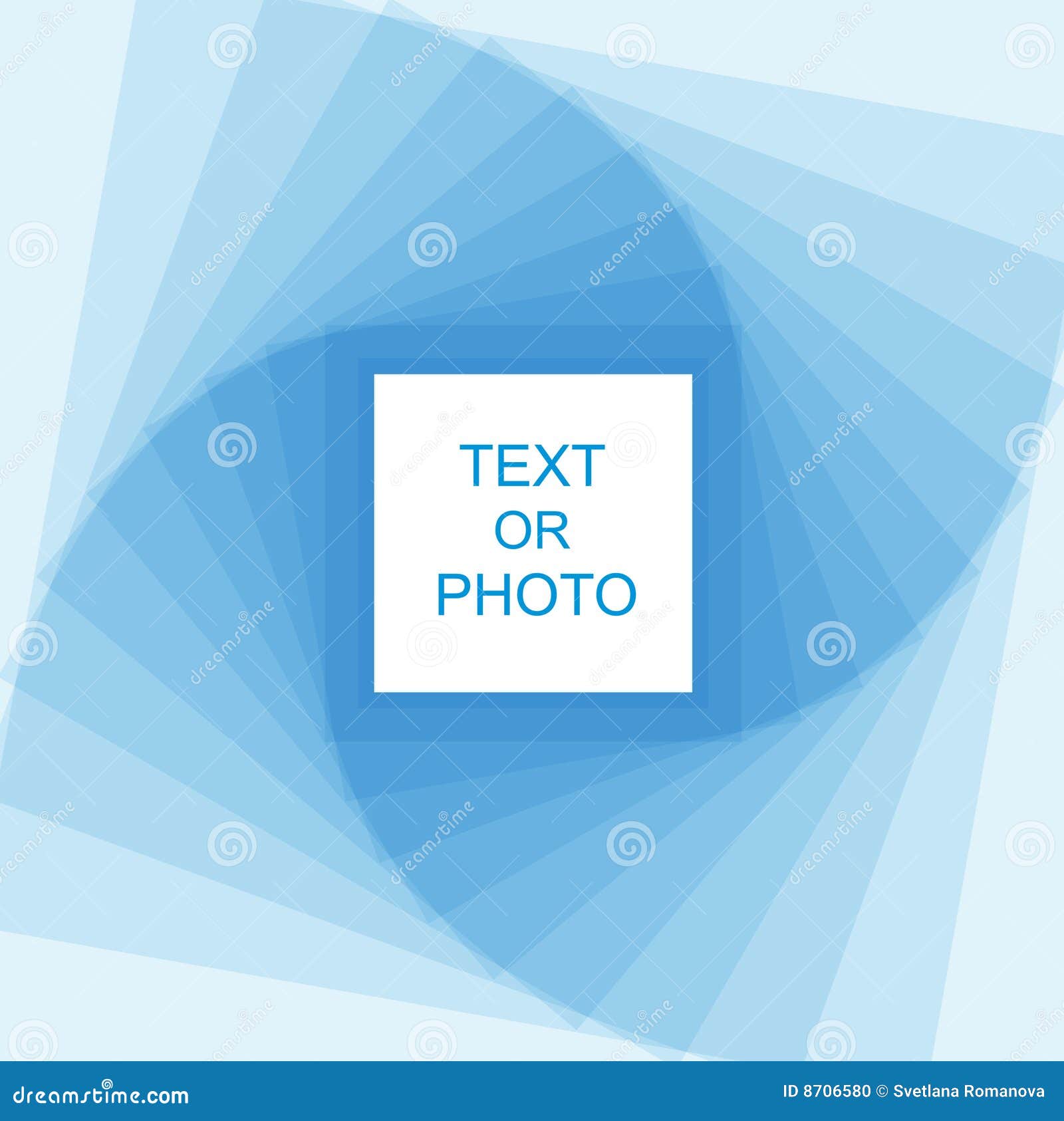 Light blue frame stock vector. Illustration of snow, curve - 8706580
