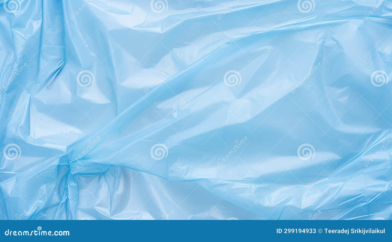 Light Blue Plastic Bag Texture Background. Generative AI Stock ...