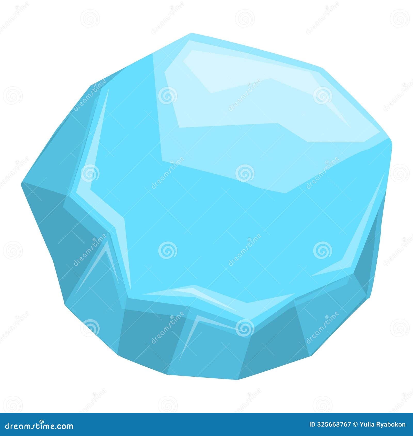 Geometric Iceberg Background Vector Illustration | CartoonDealer.com ...