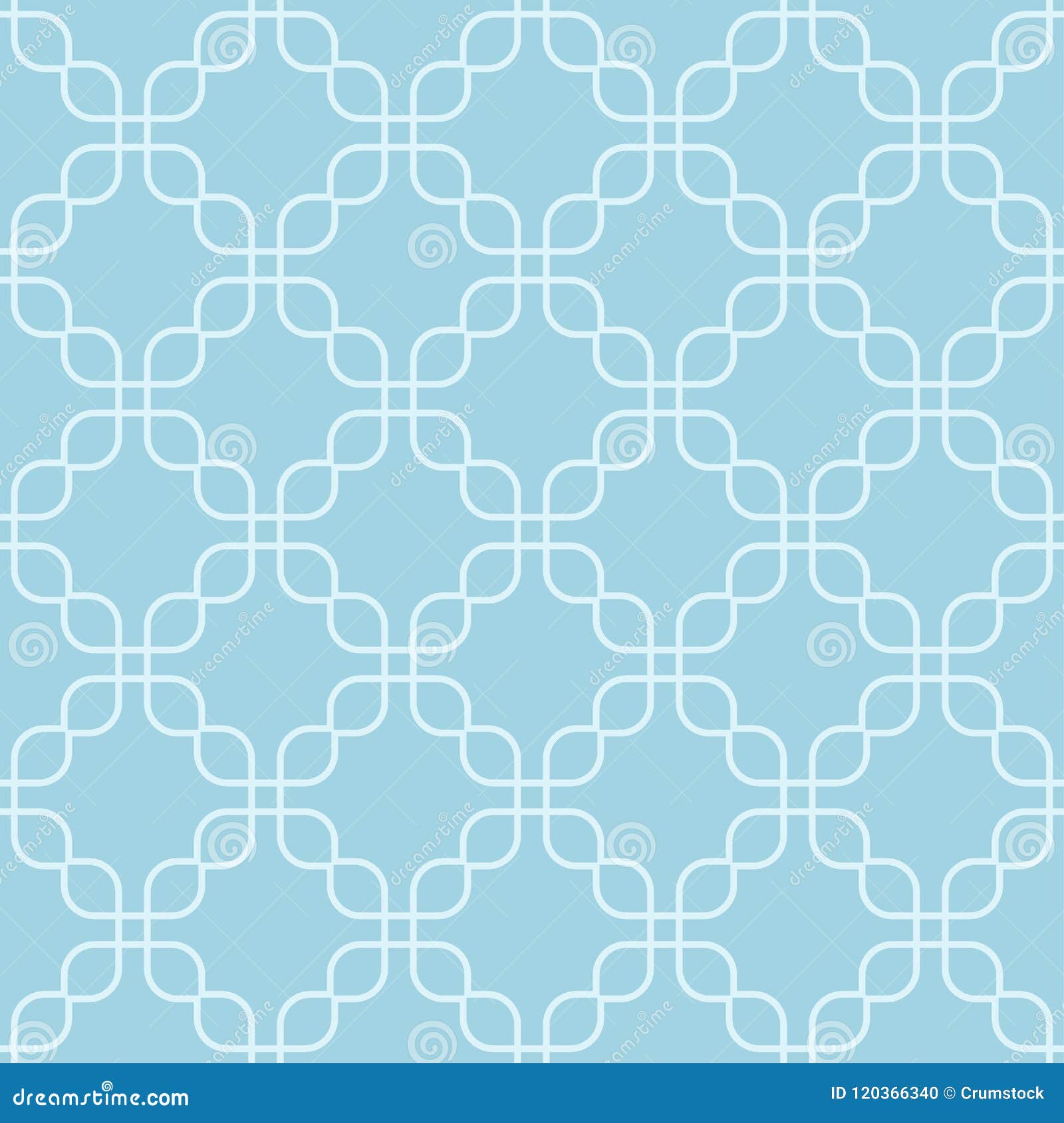Light Blue Geometric Ornament. Seamless Pattern Stock Vector ...