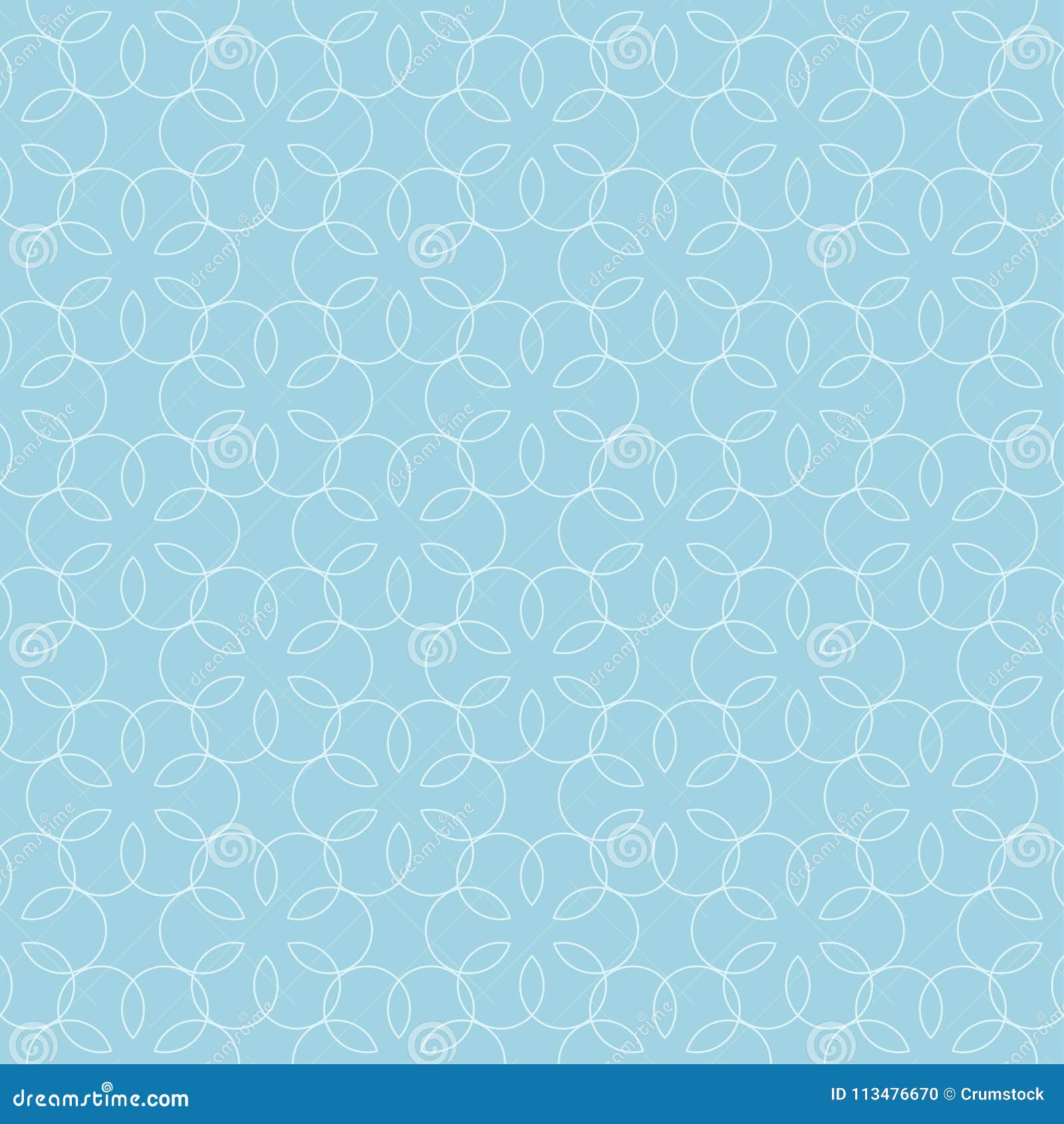 Light Blue Geometric Print. Seamless Pattern Stock Vector ...