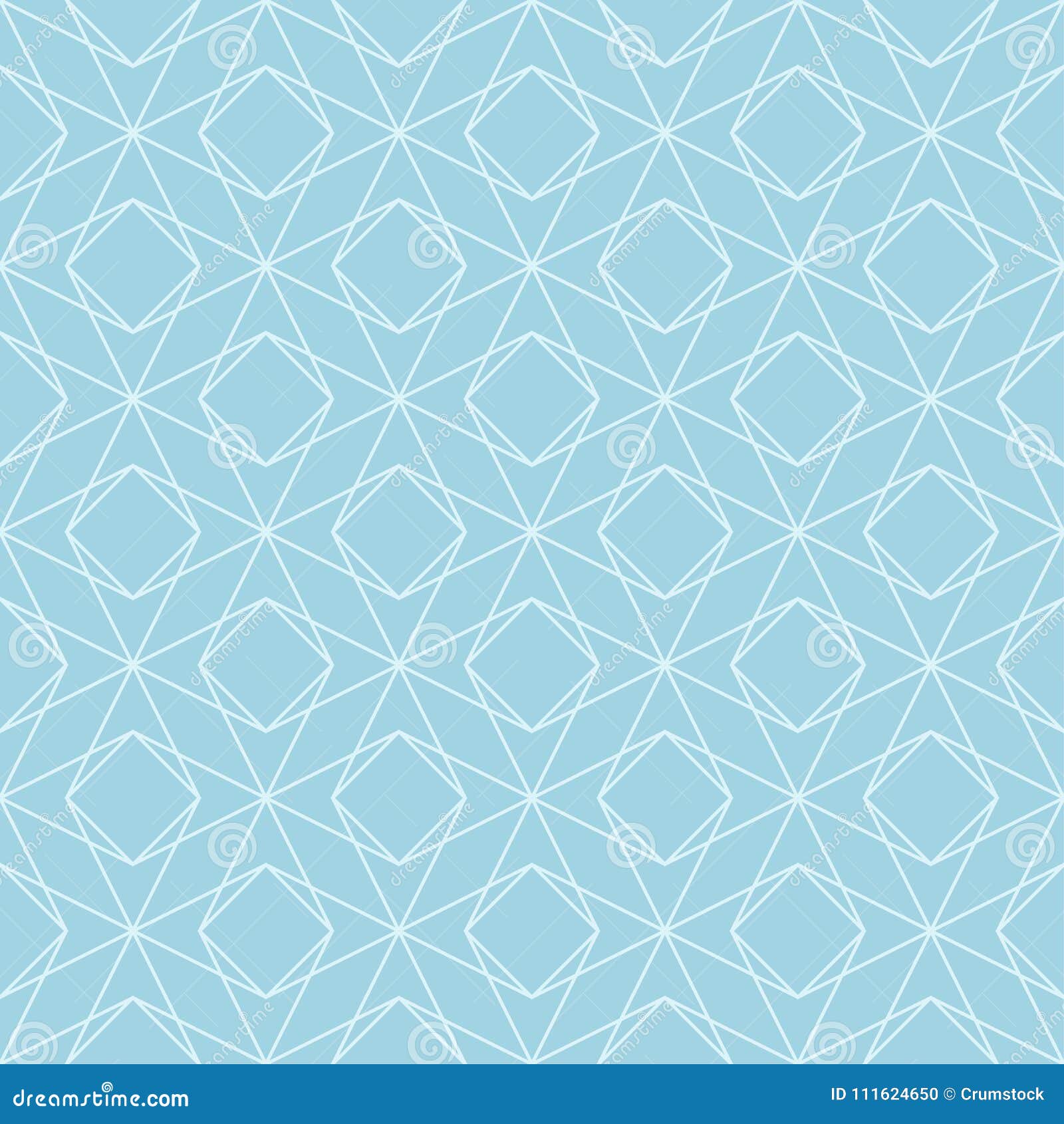 Light Blue Geometric Print. Seamless Pattern Stock Vector ...