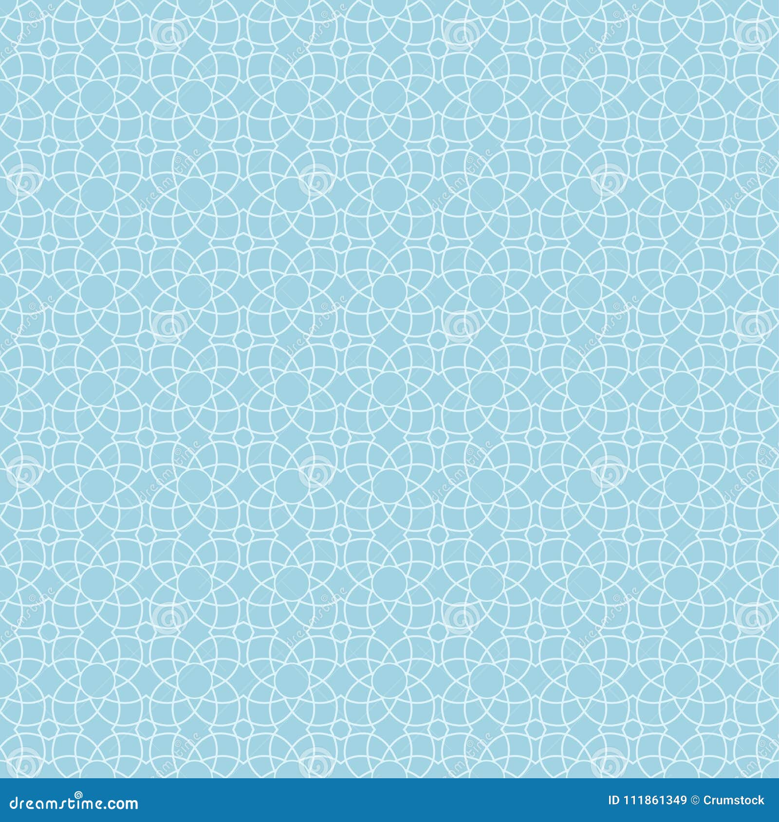 Light Blue Geometric Print. Seamless Pattern Stock Vector ...