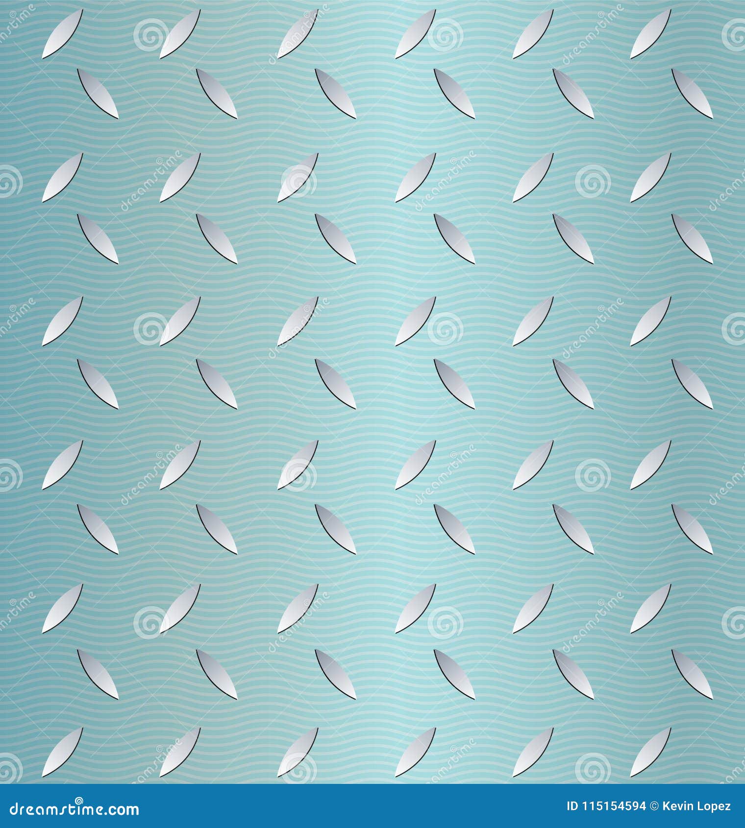 Light Blue Geometric Seamless Pattern Background Stock Vector ...