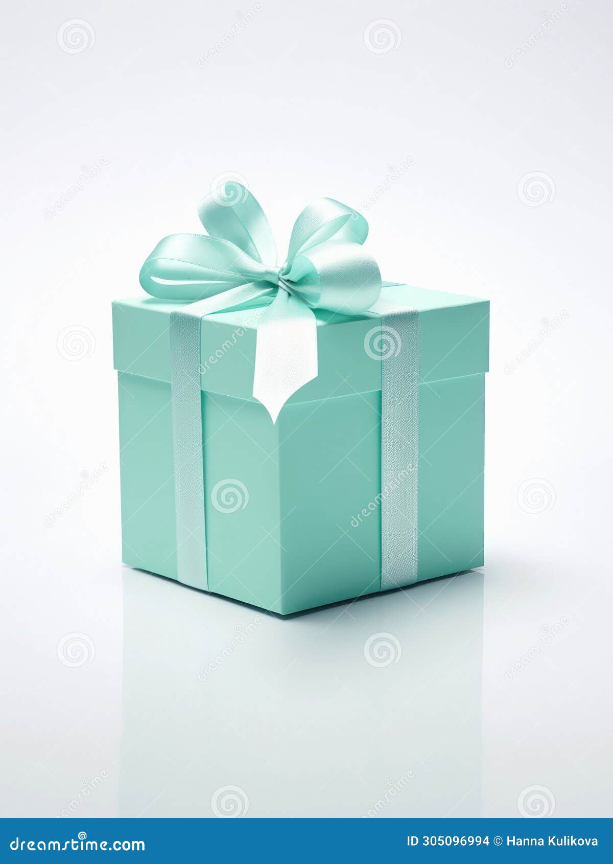 Light blue gift box. stock illustration. Illustration of celebration ...