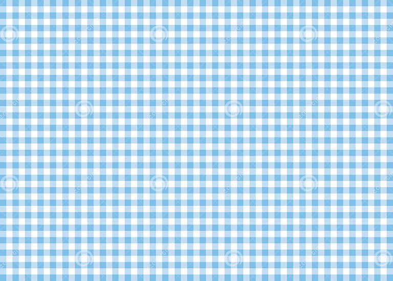 Light Blue Gingham Pattern Background Stock Illustration - Illustration ...