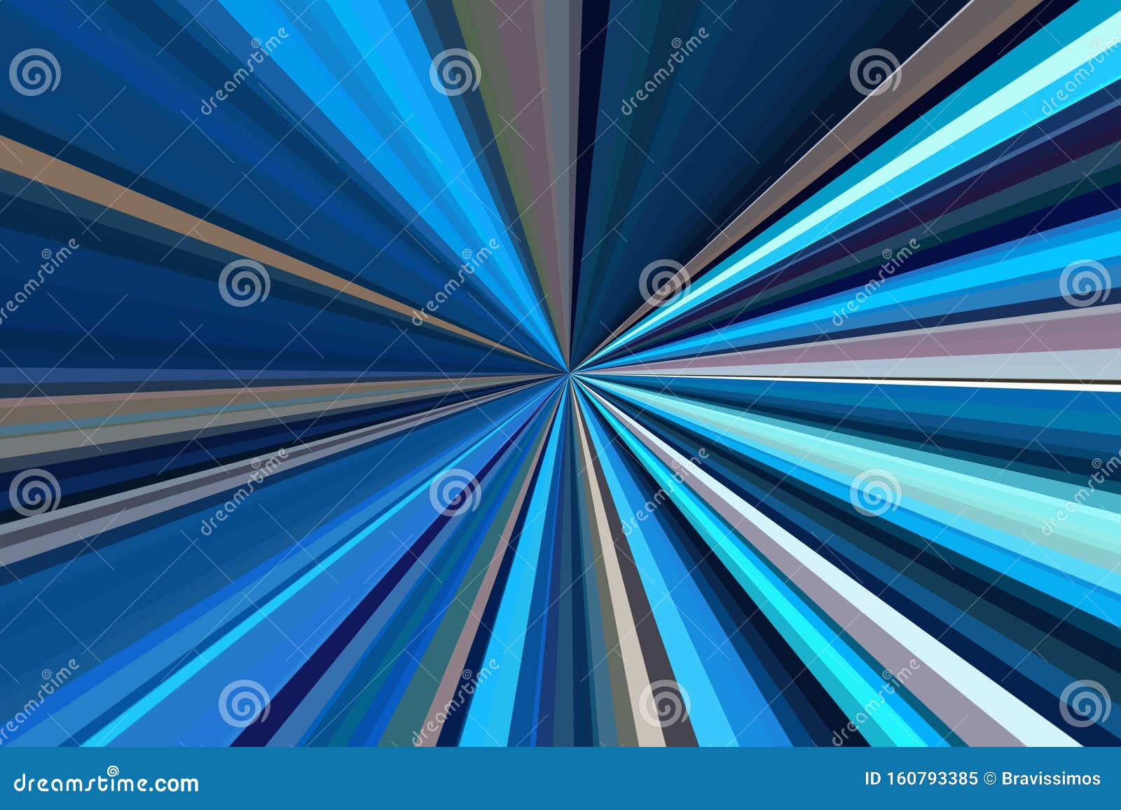 Light Blue Glow Background Beam. Bright Star Stock Illustration ...