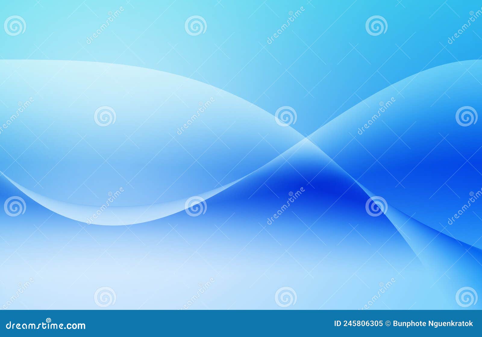 Light Blue Gradient or Shadow Abstract Science Background with Curved ...