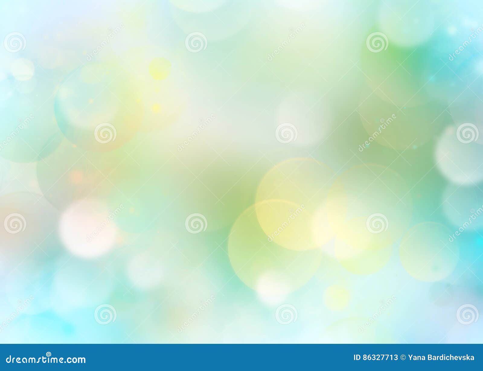 Light Blue Green Blue Spring Background. Stock Illustration ...