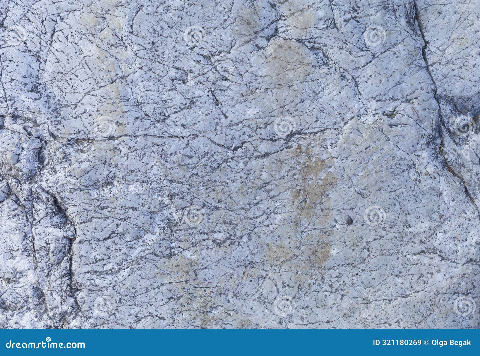Light Blue Grey Granite Stone with Cracked Textured Surface Stock Image ...