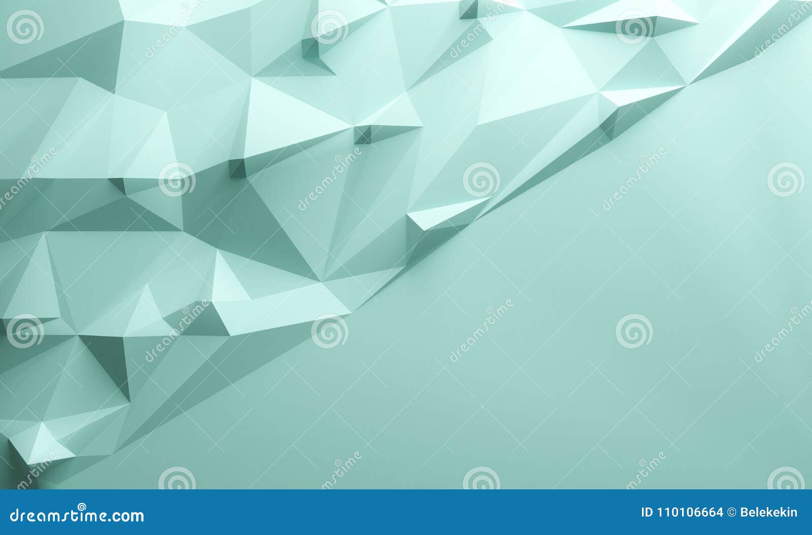 Light Blue Half Triangular Lowpoly Background Stock Illustration ...