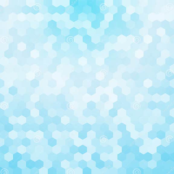 Light Blue Hexagon Background Stock Vector - Illustration of backdrop ...