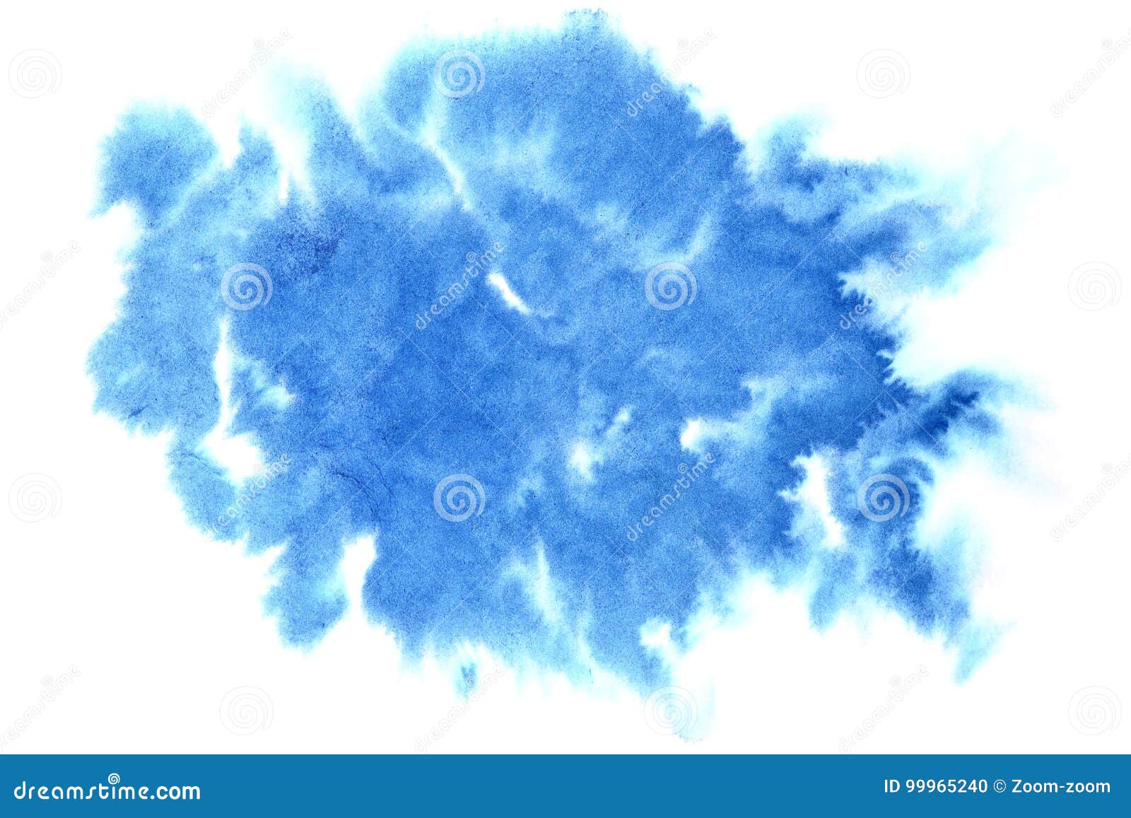 Light blue ink stain stock illustration. Illustration of color - 99965240
