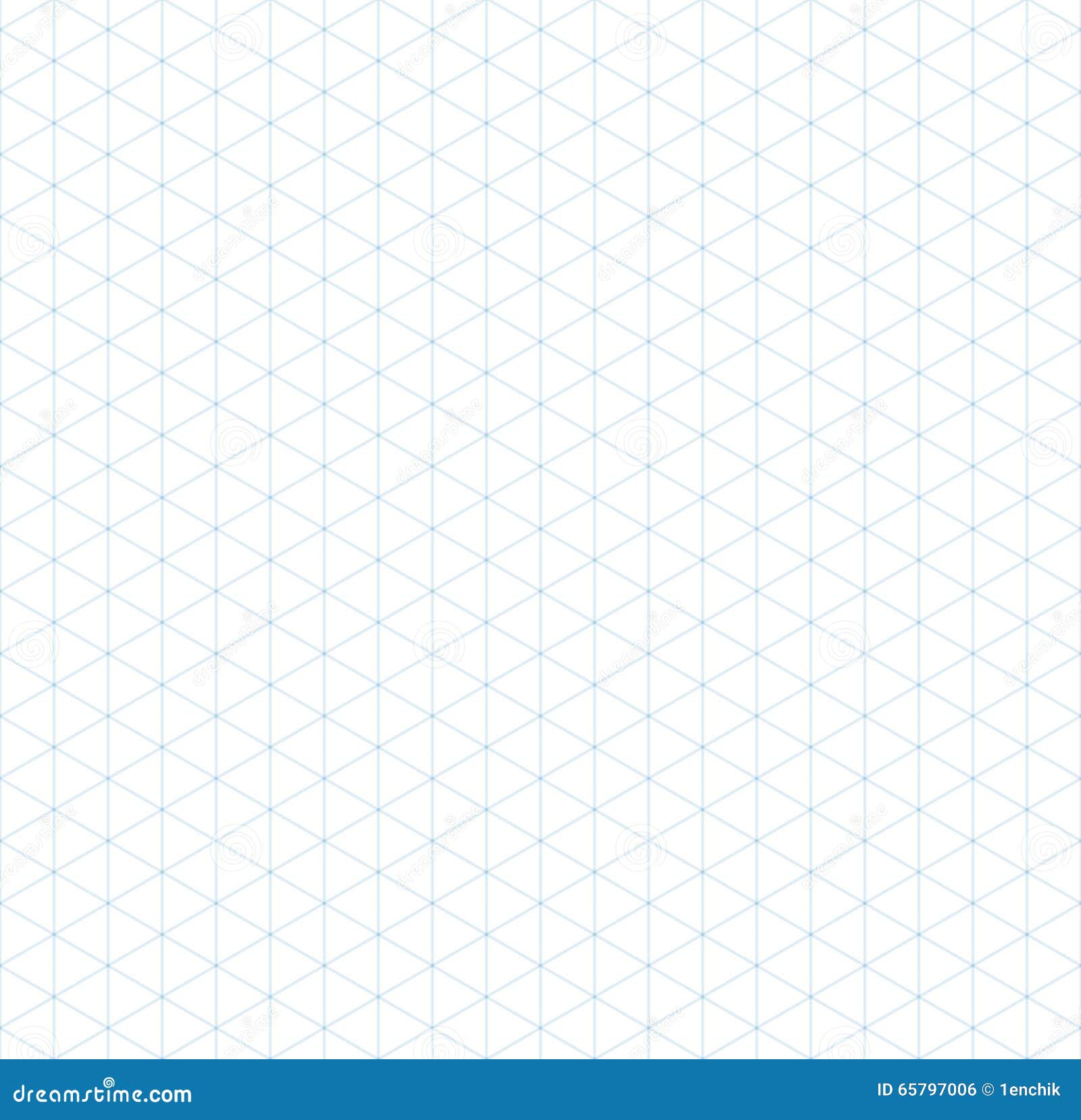 Light Blue Isometric Grid Seamless Pattern Stock Vector - Illustration ...