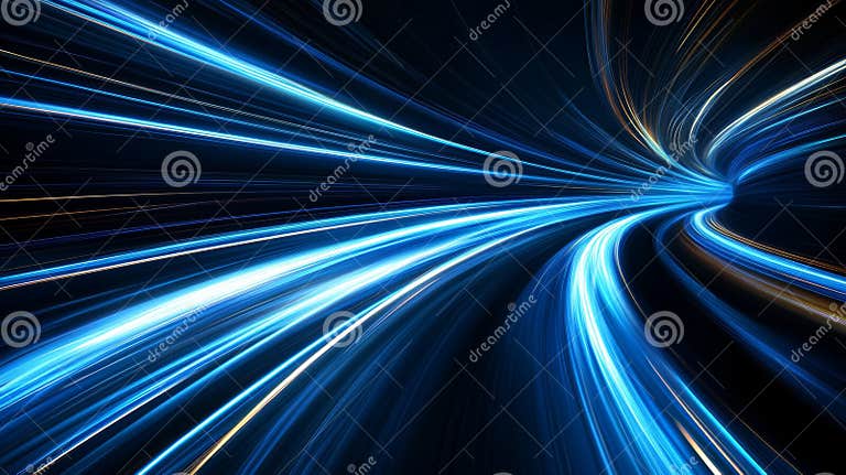 Light Blue and Blue Lines on a Blue Background Stock Illustration ...
