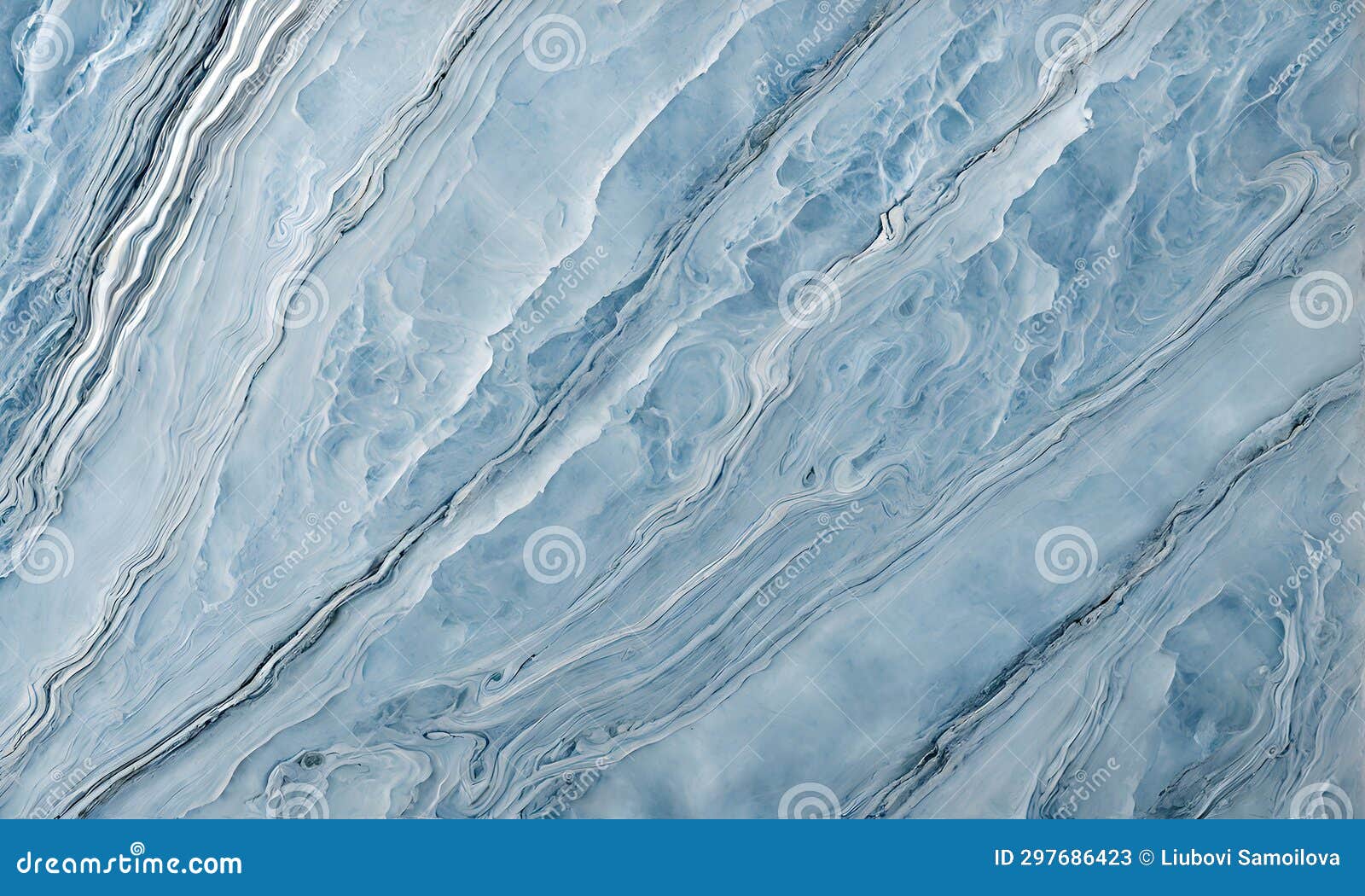 Light Blue Marble Background with Stripes. Blue Abstract Marble ...
